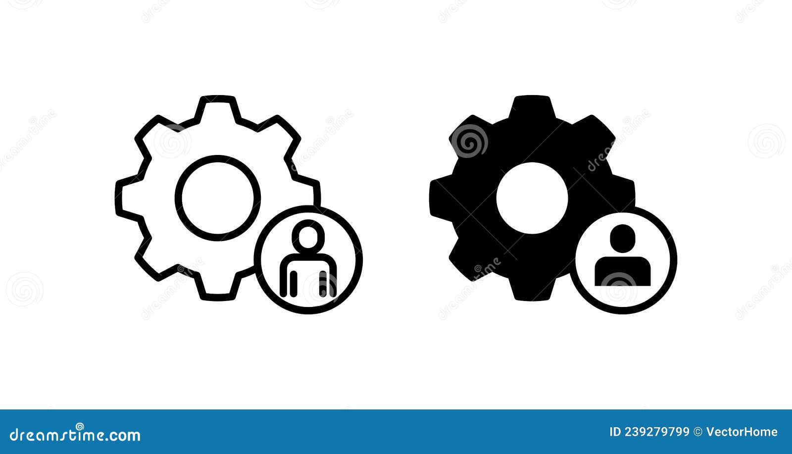 Facilitation Icon, Line Color Vector Illustration | CartoonDealer.com ...