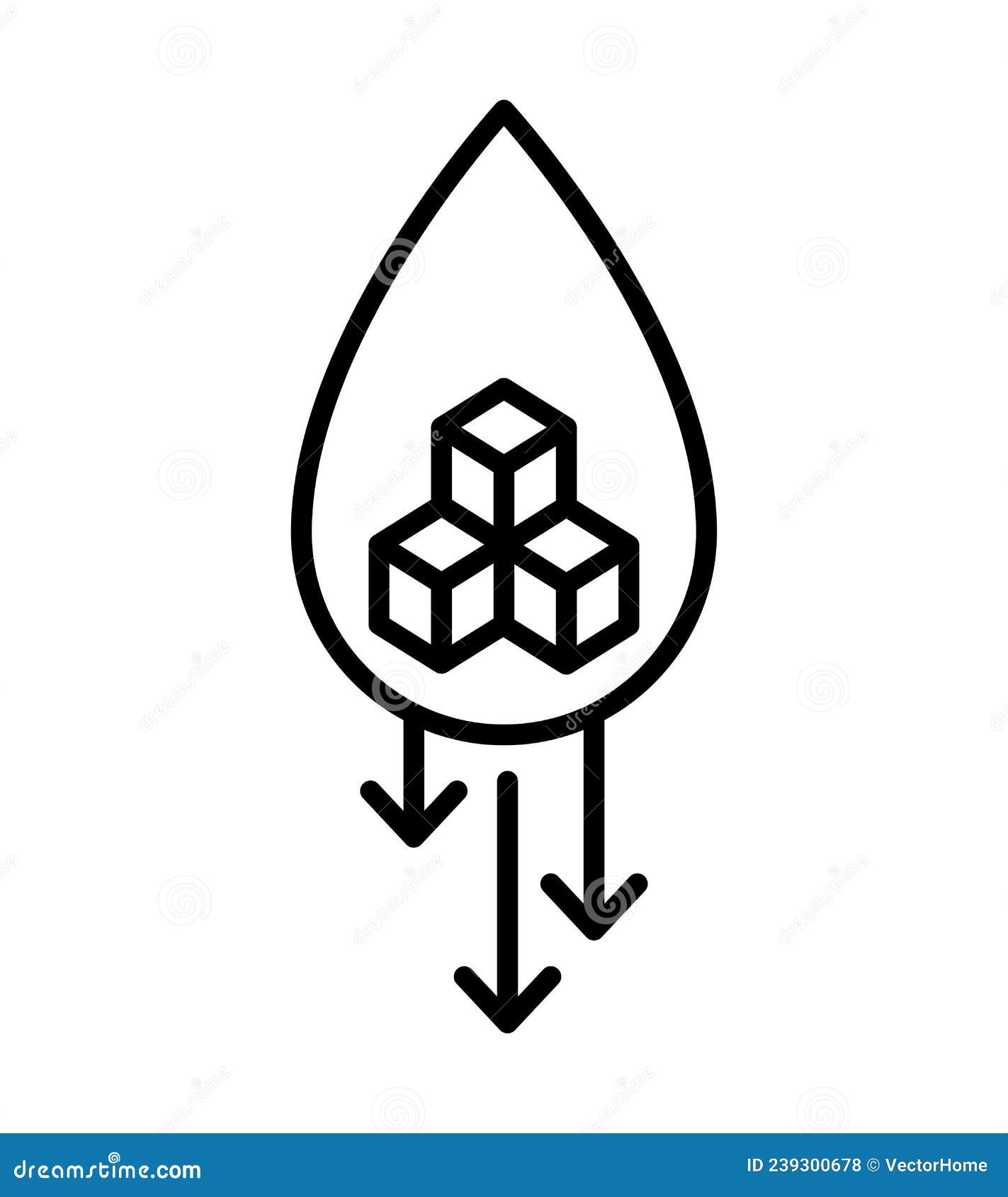 Low Glycemic Icon, Line Color Vector Illustration Stock Vector ...