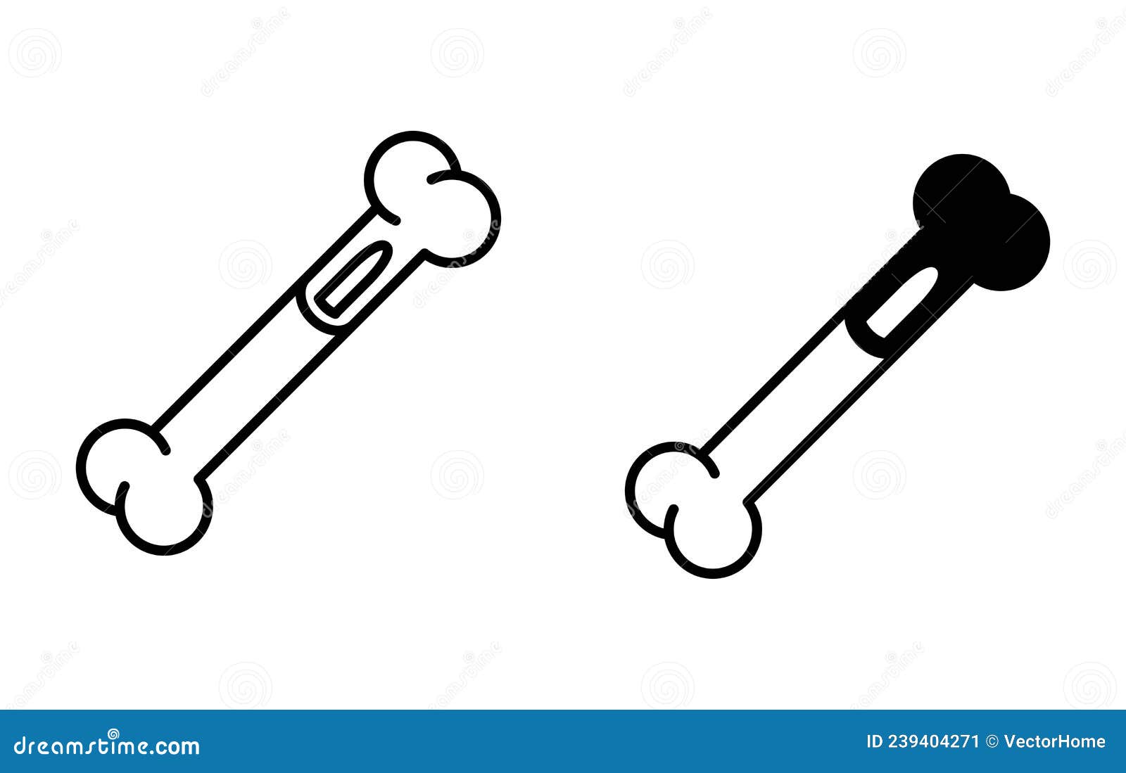 Bone Marrow Icon , Line Color Vector Illustration Stock Vector ...