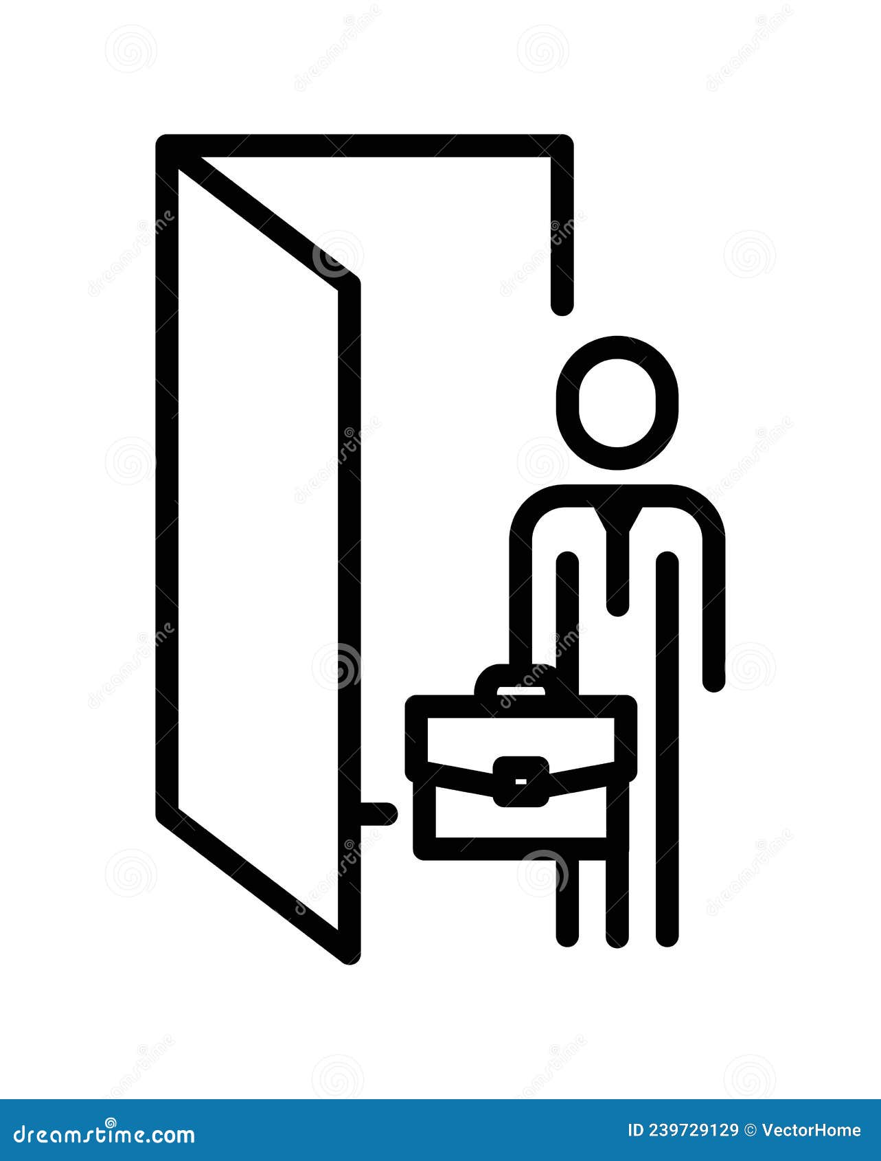 Dismissal Icon Set Vector Illustration. Contains Such Icon As Lay-off ...