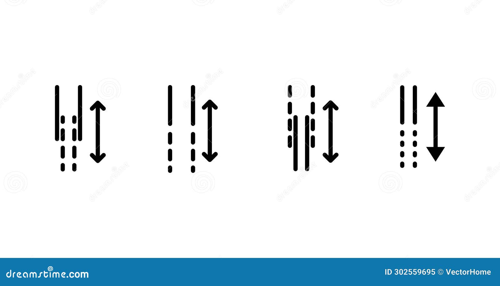 Height Icon Vector Sign And Symbol Isolated On White Background, Height ...