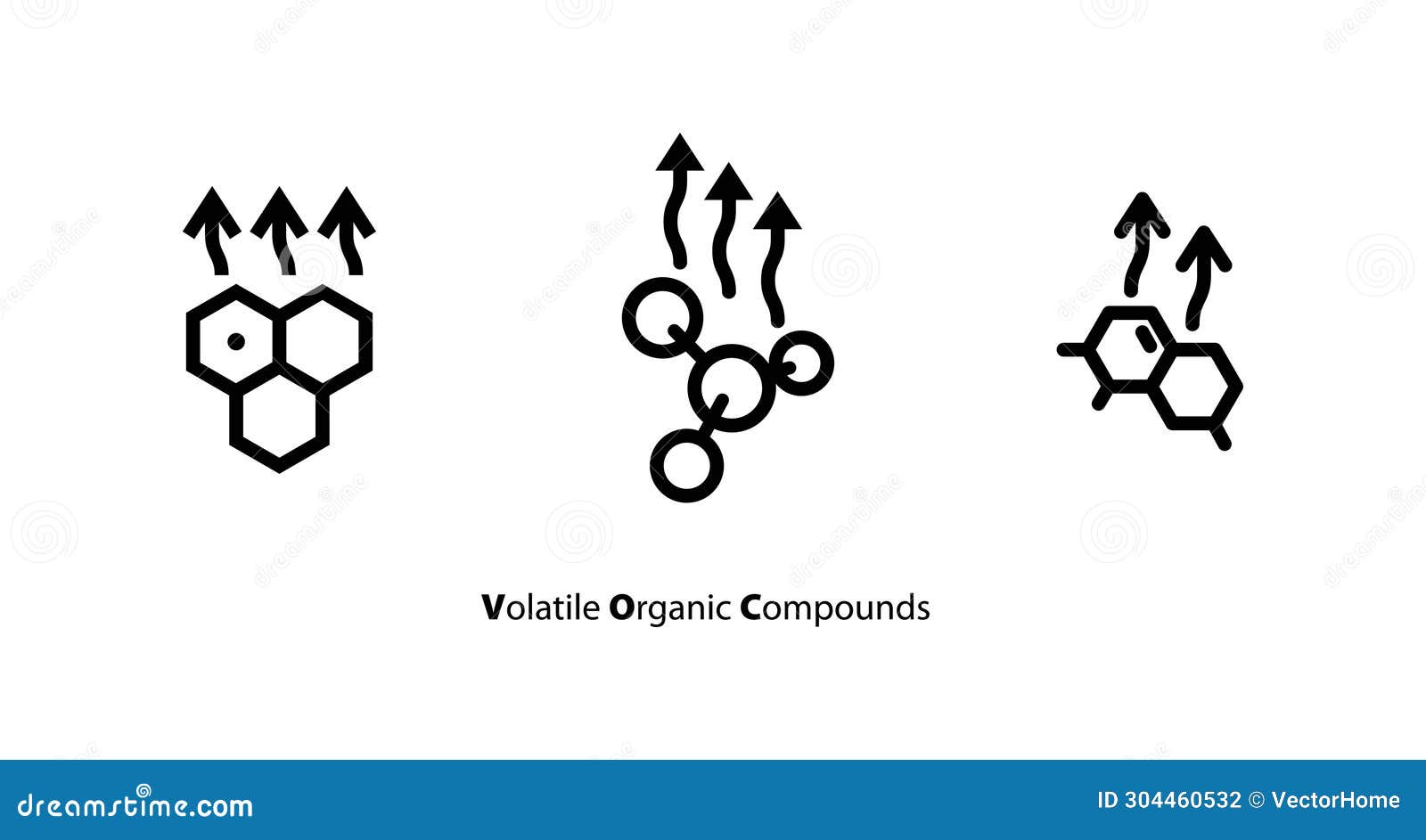 VOC - Volatile Organic Compounds Vector Badge Icon | CartoonDealer.com ...