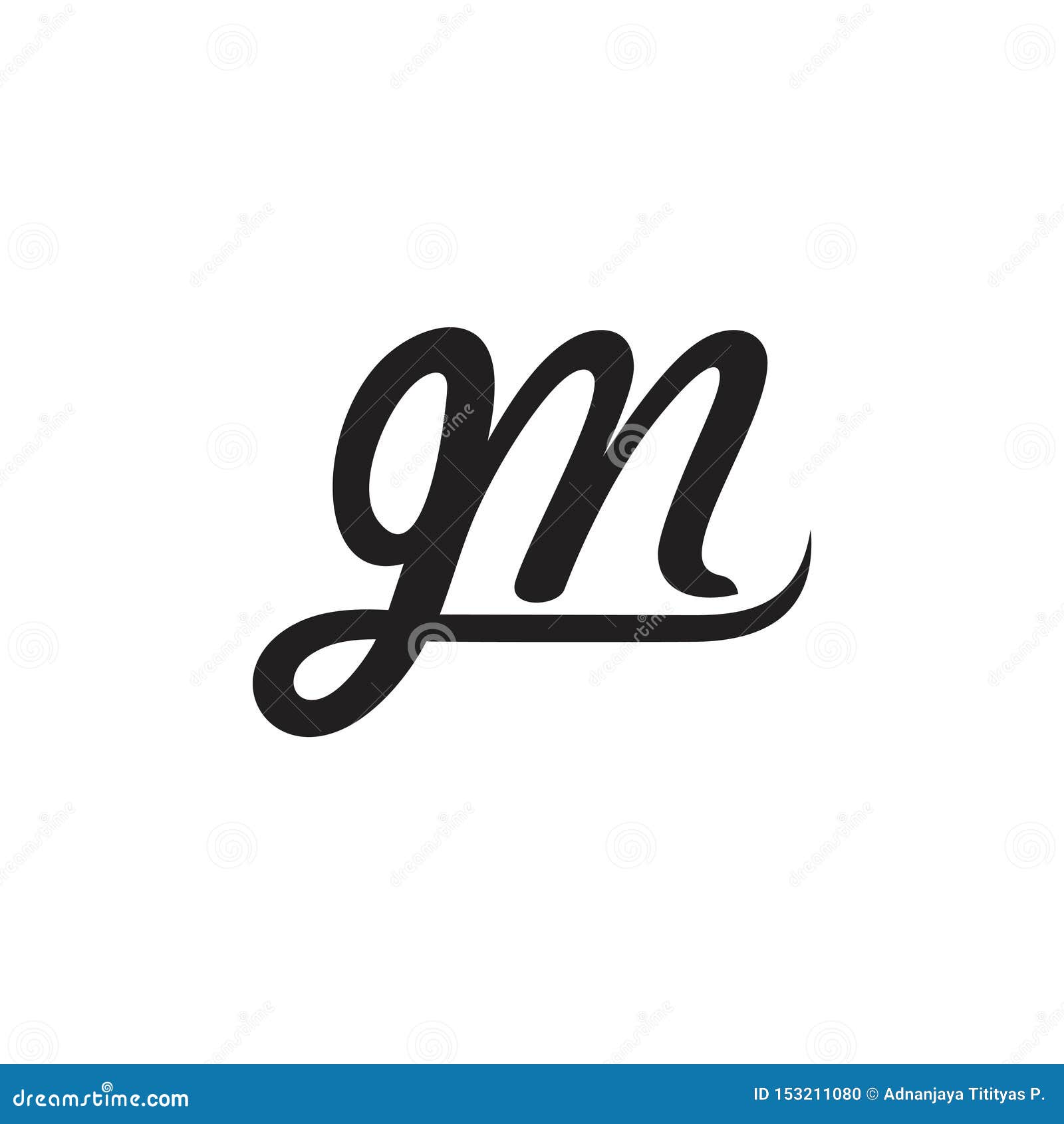 Basic CMYKletters Gm Curves Insignia Logo Vector Stock Vector ...