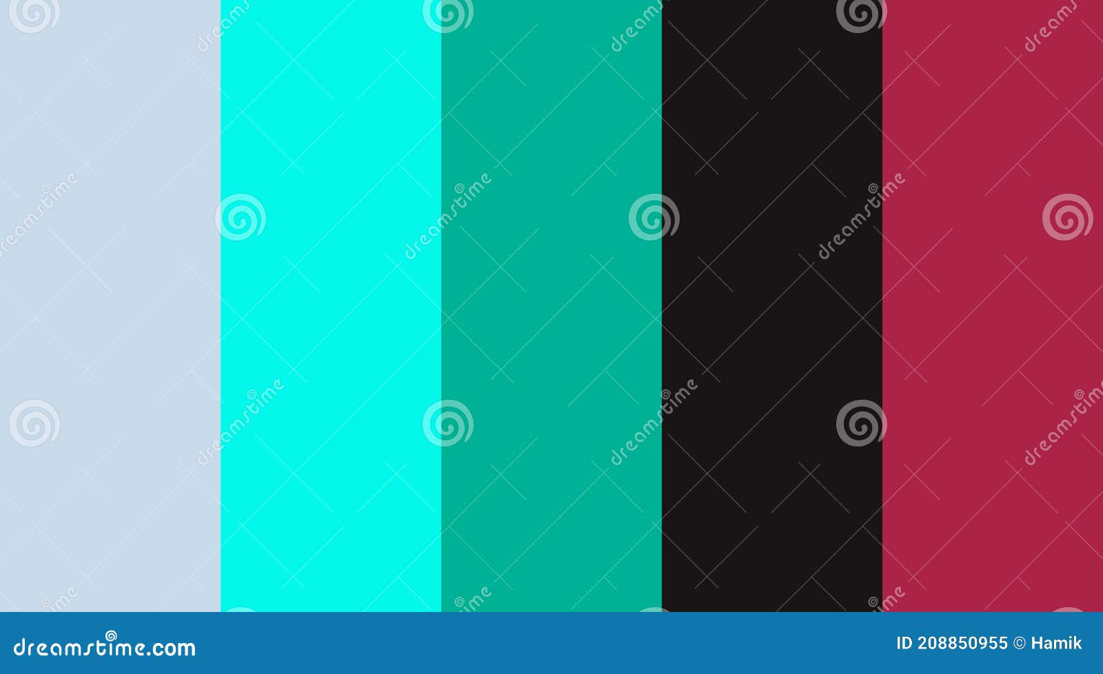 Basic color palette stock illustration. Illustration of color - 208850955