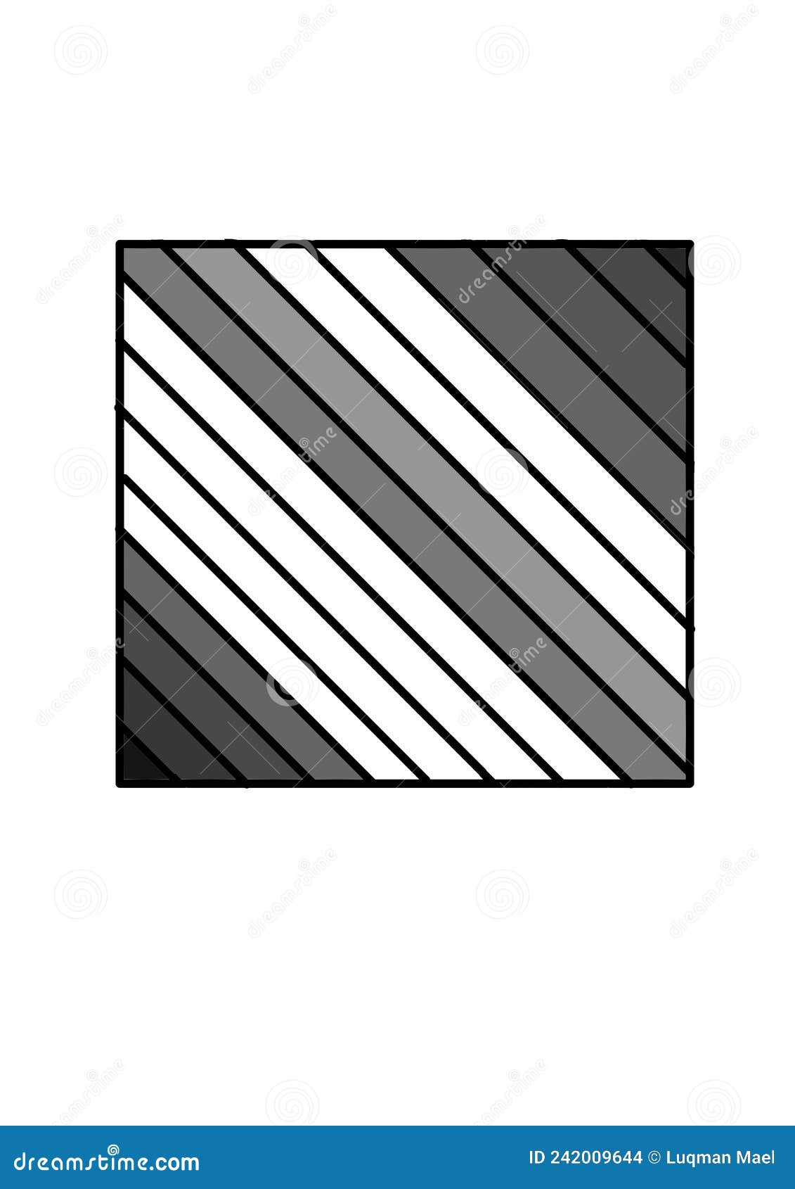 Basic Colored Slashed Box Illustration Logo or Iconï¿¼ Stock ...