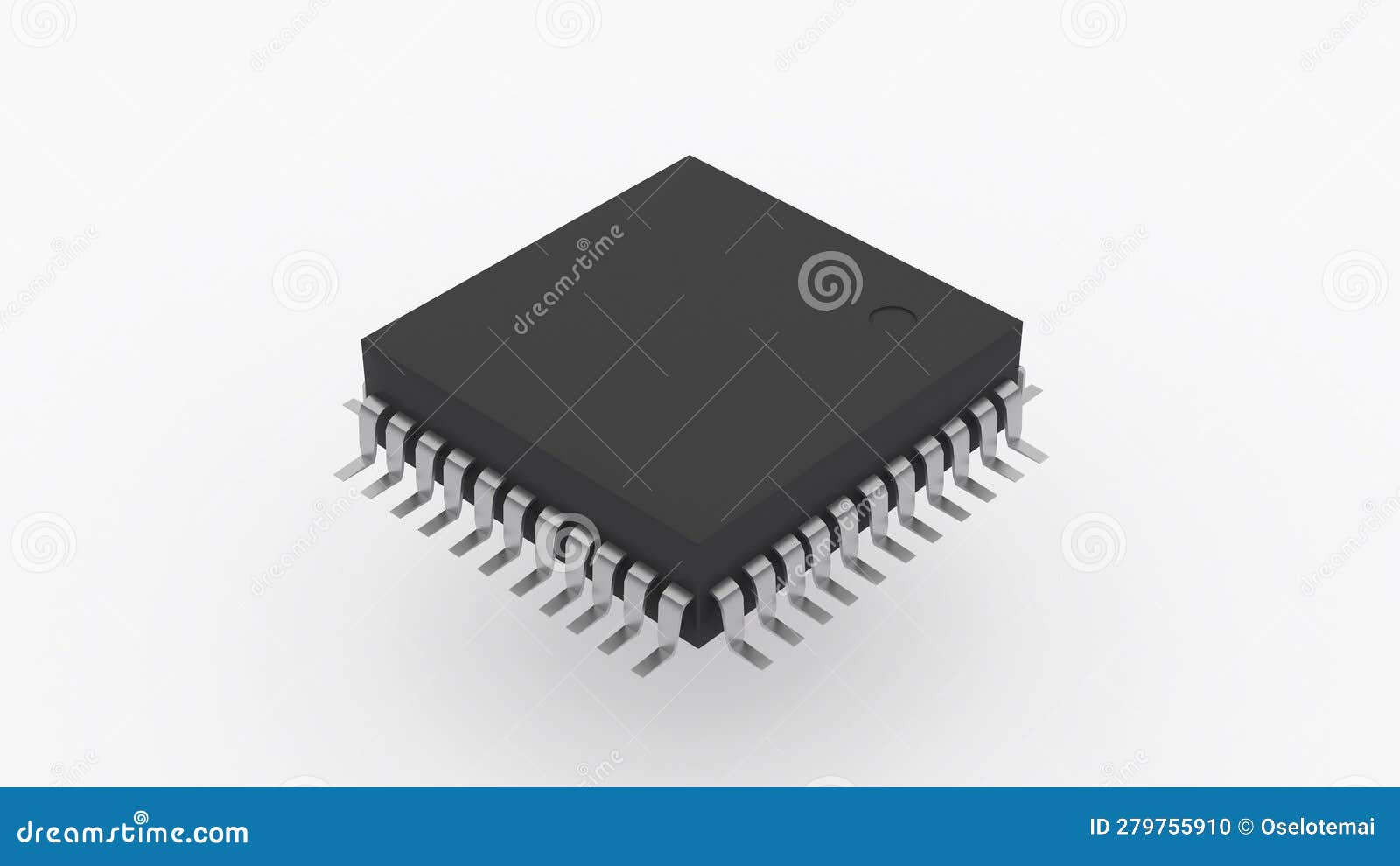 Basic Computer Equipment Parts, Isometric ,ic Components, Capacitor ,3d ...