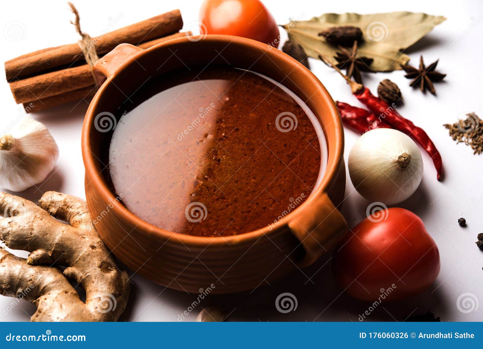 Basic Dark Colours Curry for Chicken or Spicy Indian Vegetable Stock ...