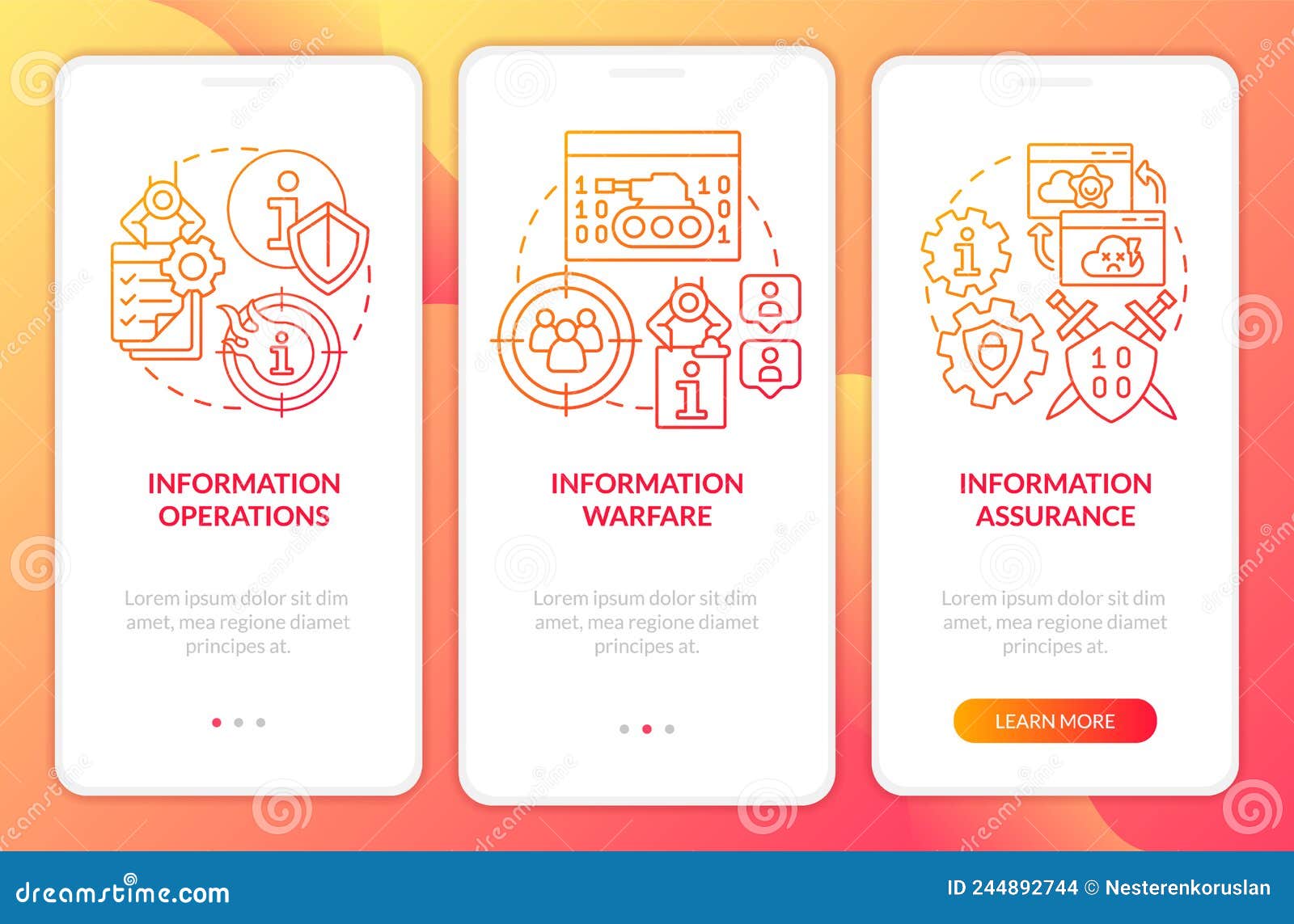 Basic Definitions Circle Infographic Template Vector Illustration | CartoonDealer.com #244802212