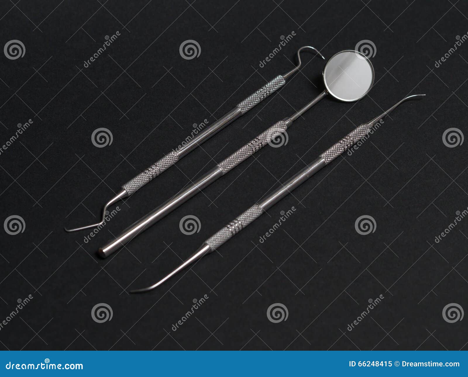 Basic Dental Examination Instruments Set Royalty-Free Stock Photo ...