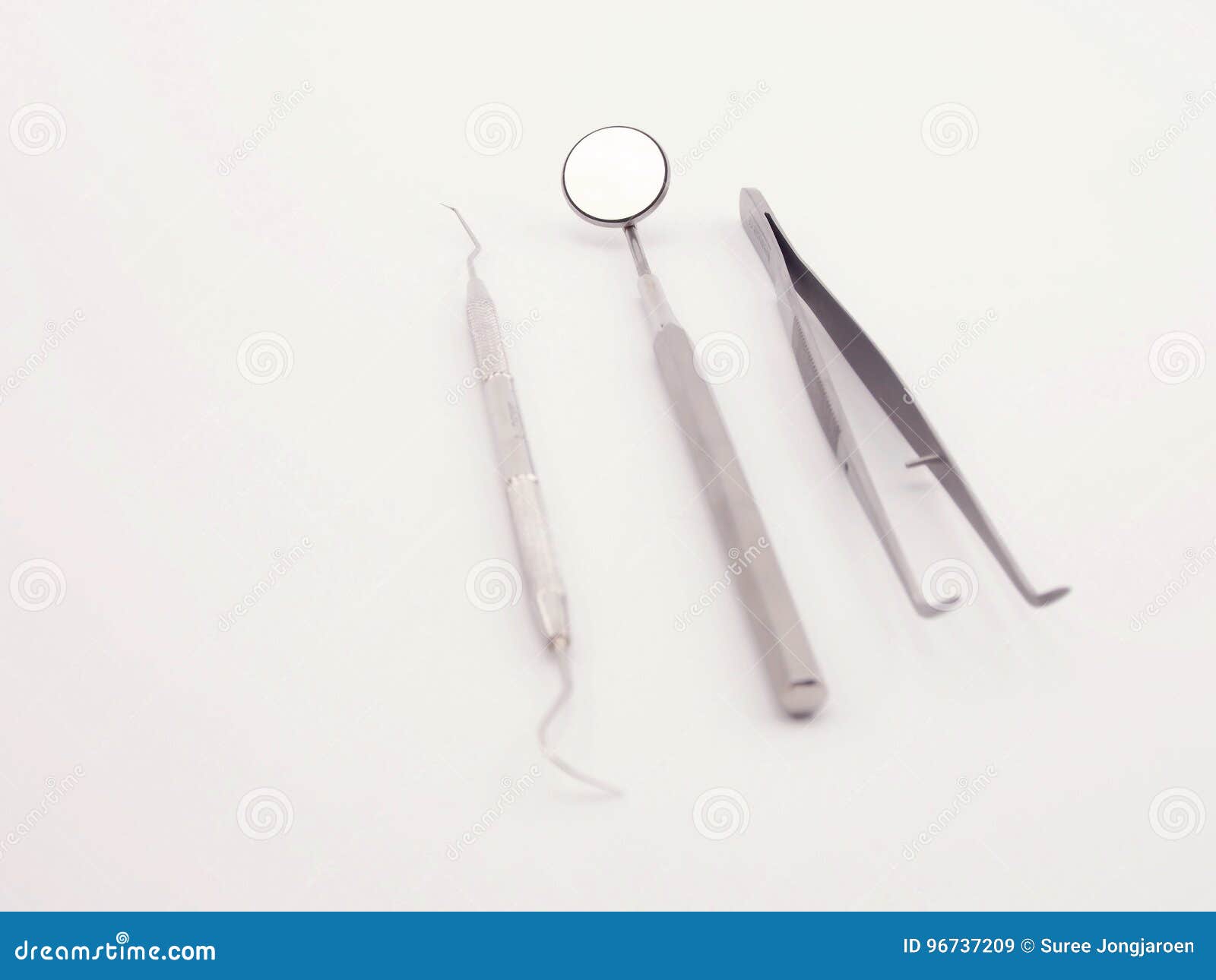 Basic Dental Examination Instruments Set Royalty-Free Stock Photo ...