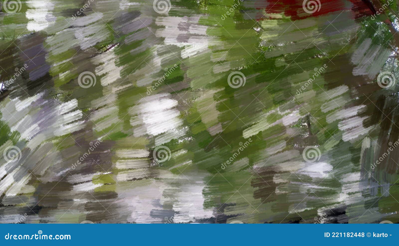 Basic Effect of Mosaic Blur Image Art with Green and White Base Color ...