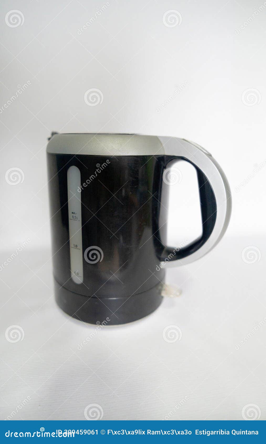 Basic Electric Kettle for Water and Coffee Heater Stock Image - Image ...