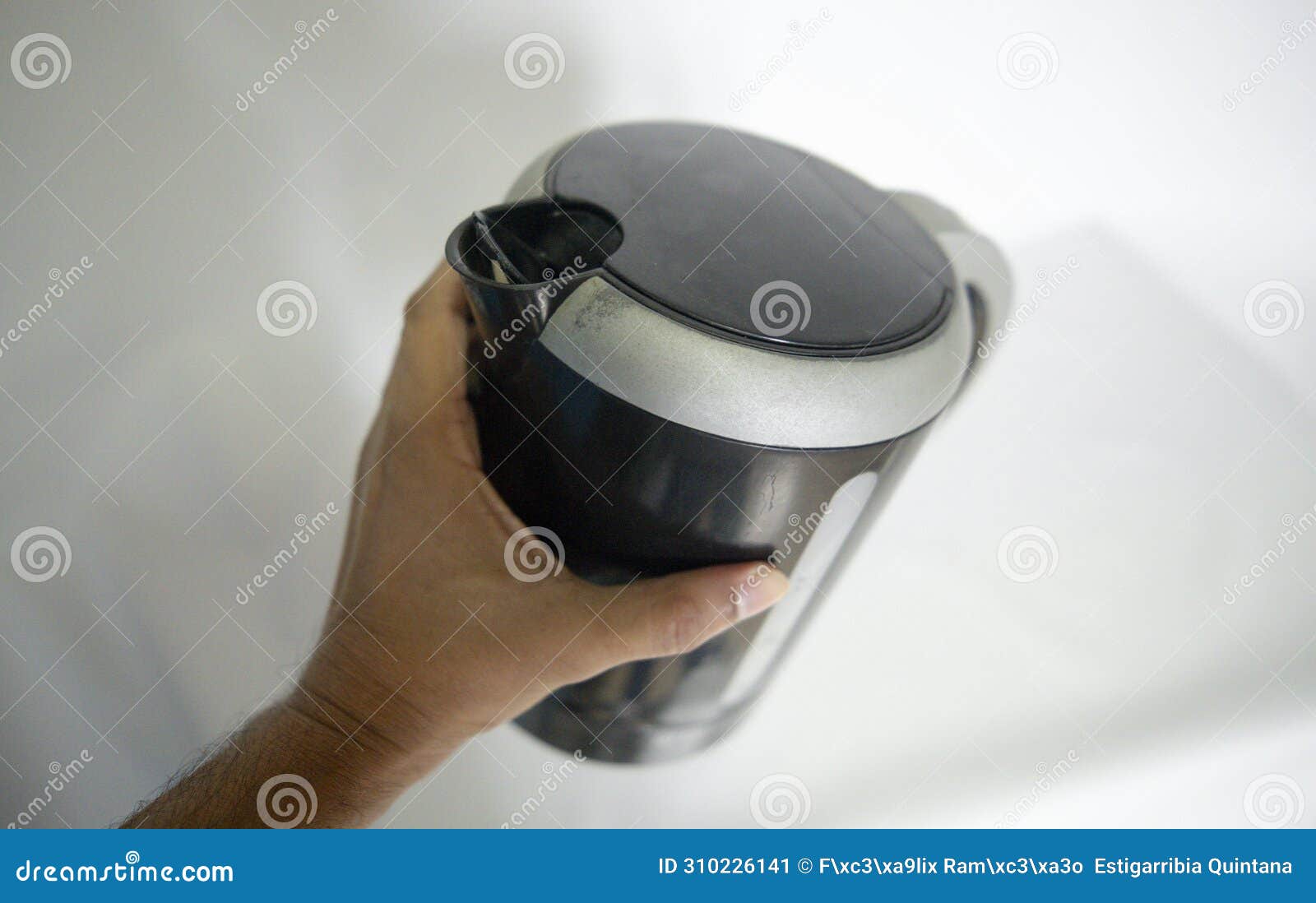 Basic Electric Kettle for Water and Coffee Heater Stock Image - Image ...