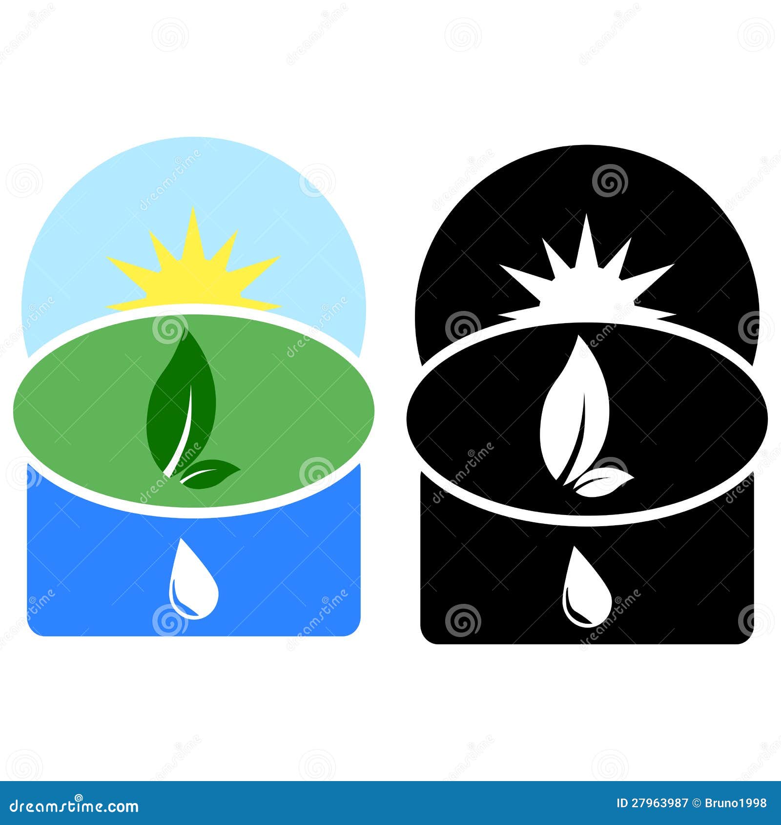 Basic elements stock vector. Illustration of green, graphic - 27963987