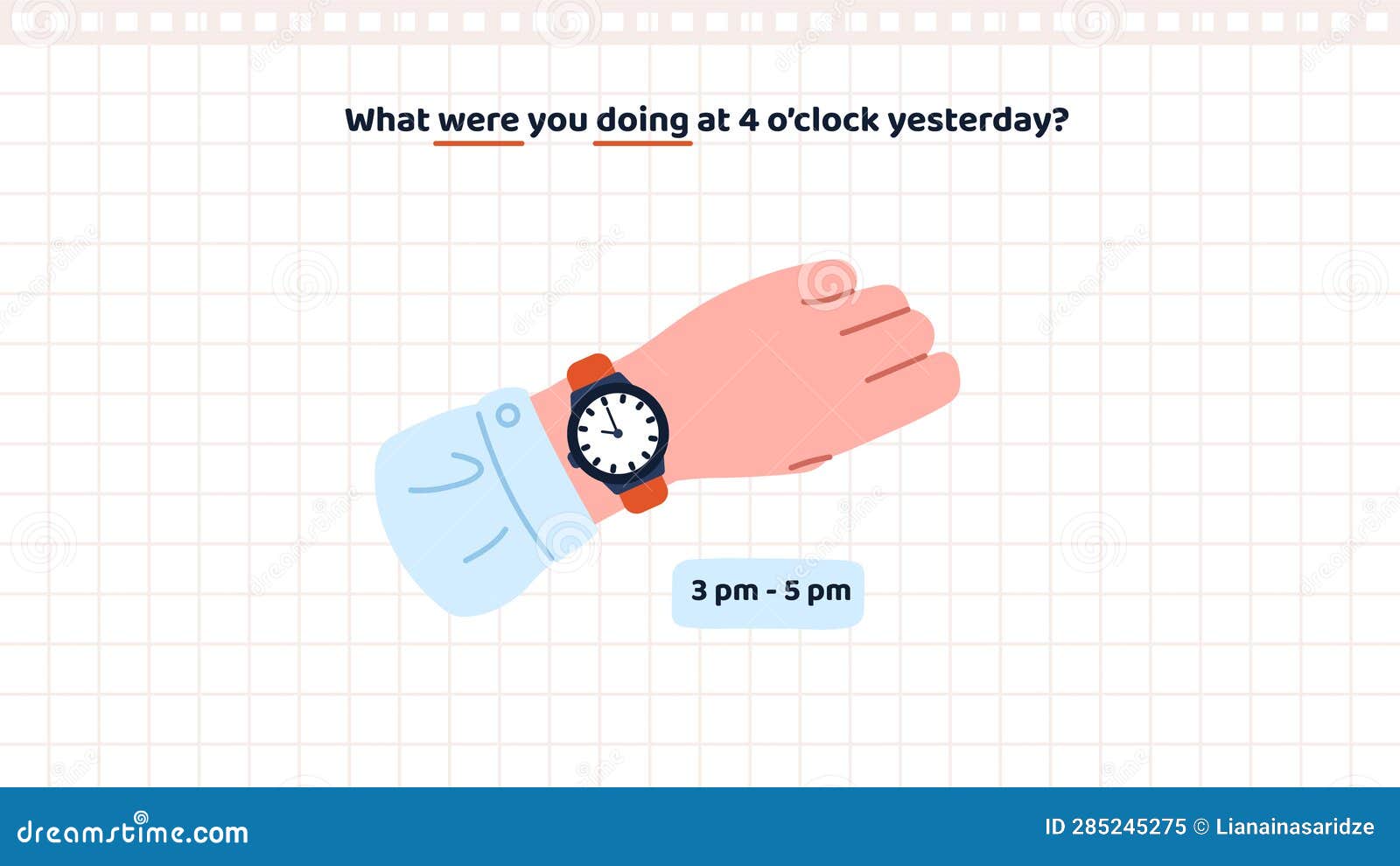 Basic English Grammar Vector Illustration Stock Illustration ...