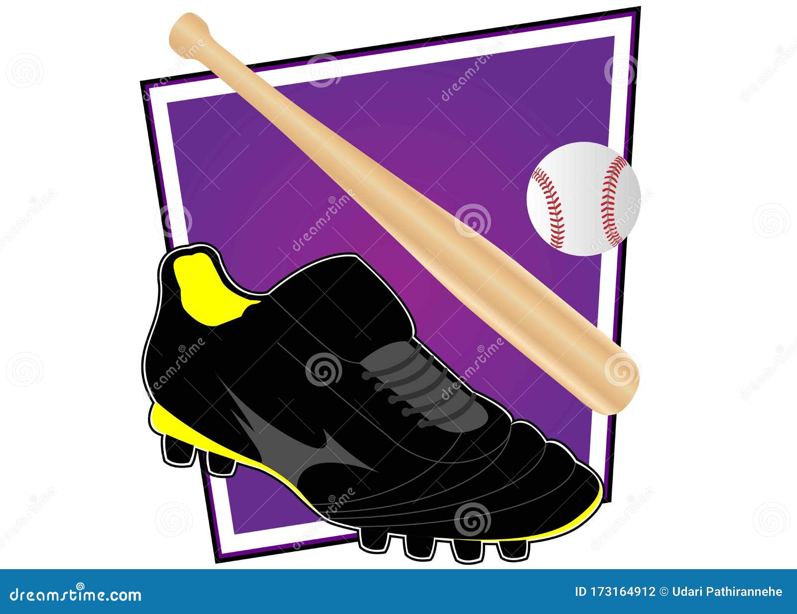 Baseball Game Isometric Flowchart Vector Illustration | CartoonDealer ...
