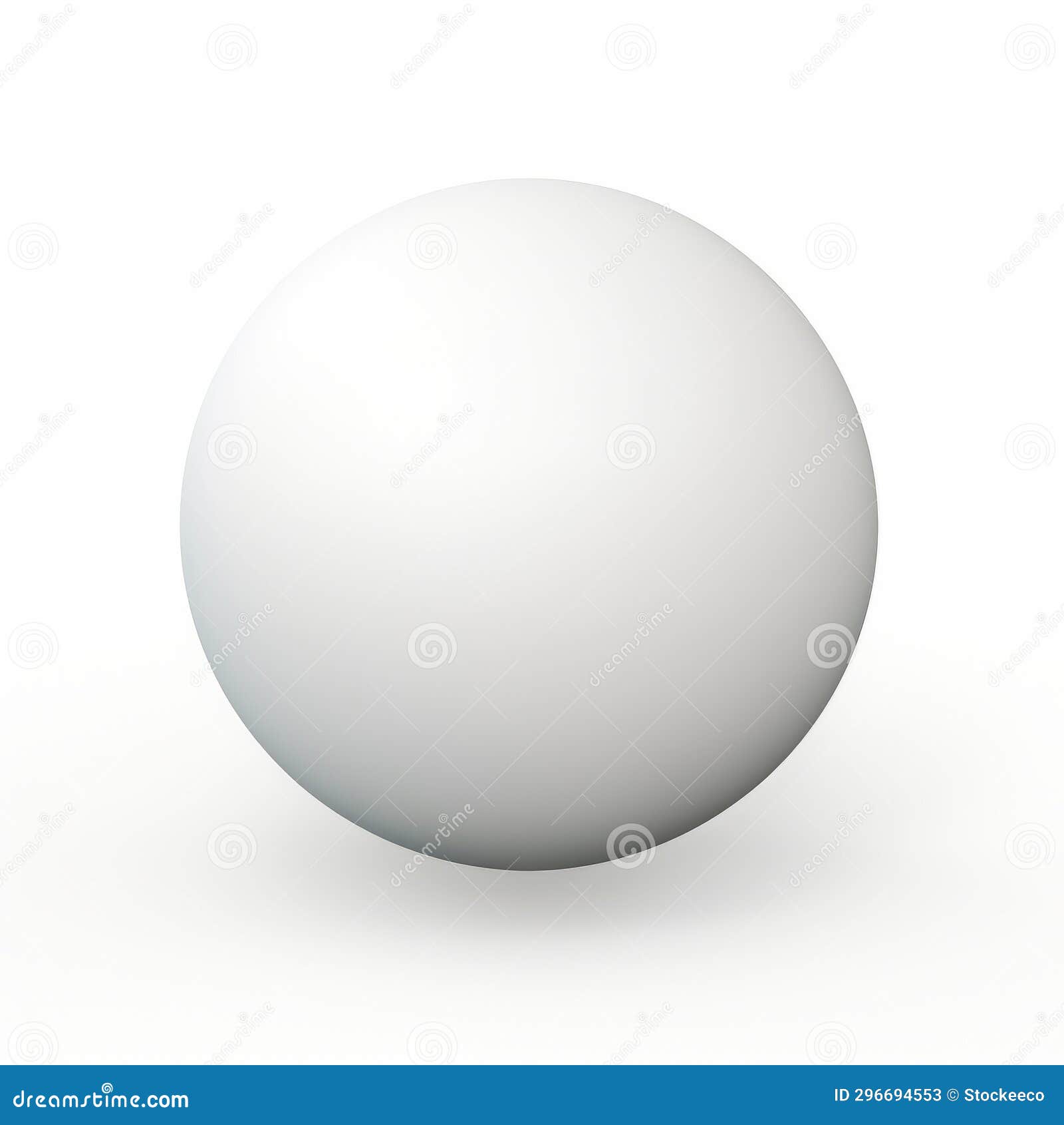 Basic Flat Sphere on White Background Stock Illustration - Illustration ...
