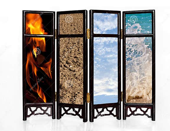 Basic four elements stock photo. Image of land, nature - 27826468