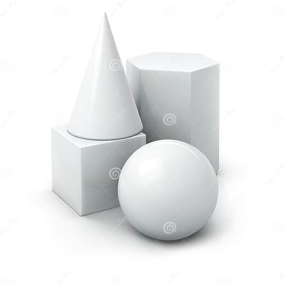 Basic geometric shapes stock vector. Illustration of graphic - 10119749