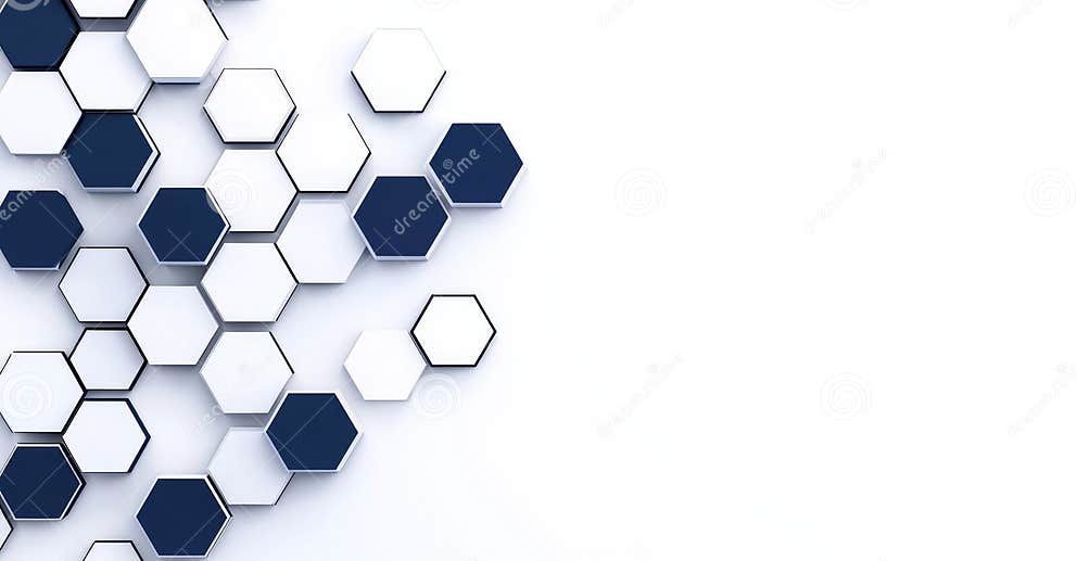 A Basic Hexagon Grid Pattern, Repeated and Isolated on a Transparent ...