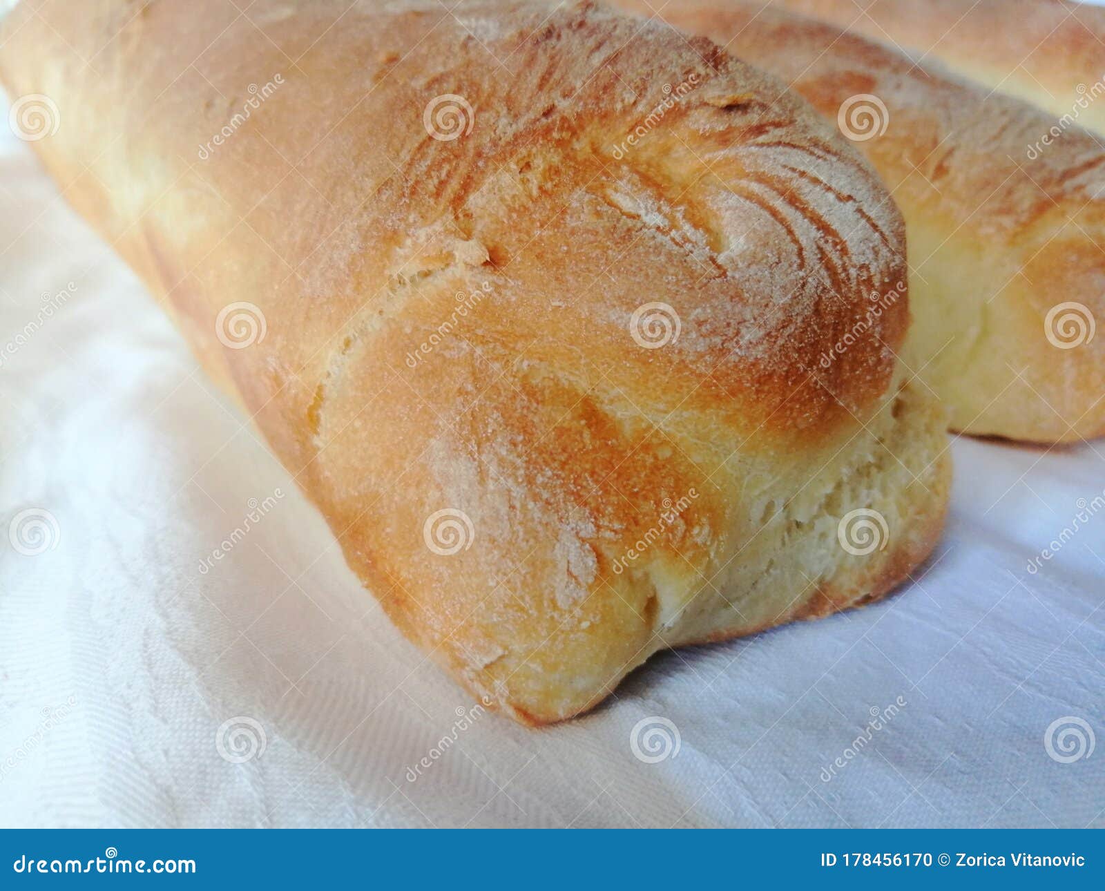 Basic Homemade Domestic Bread Stock Photo - Image of domestic, basic ...