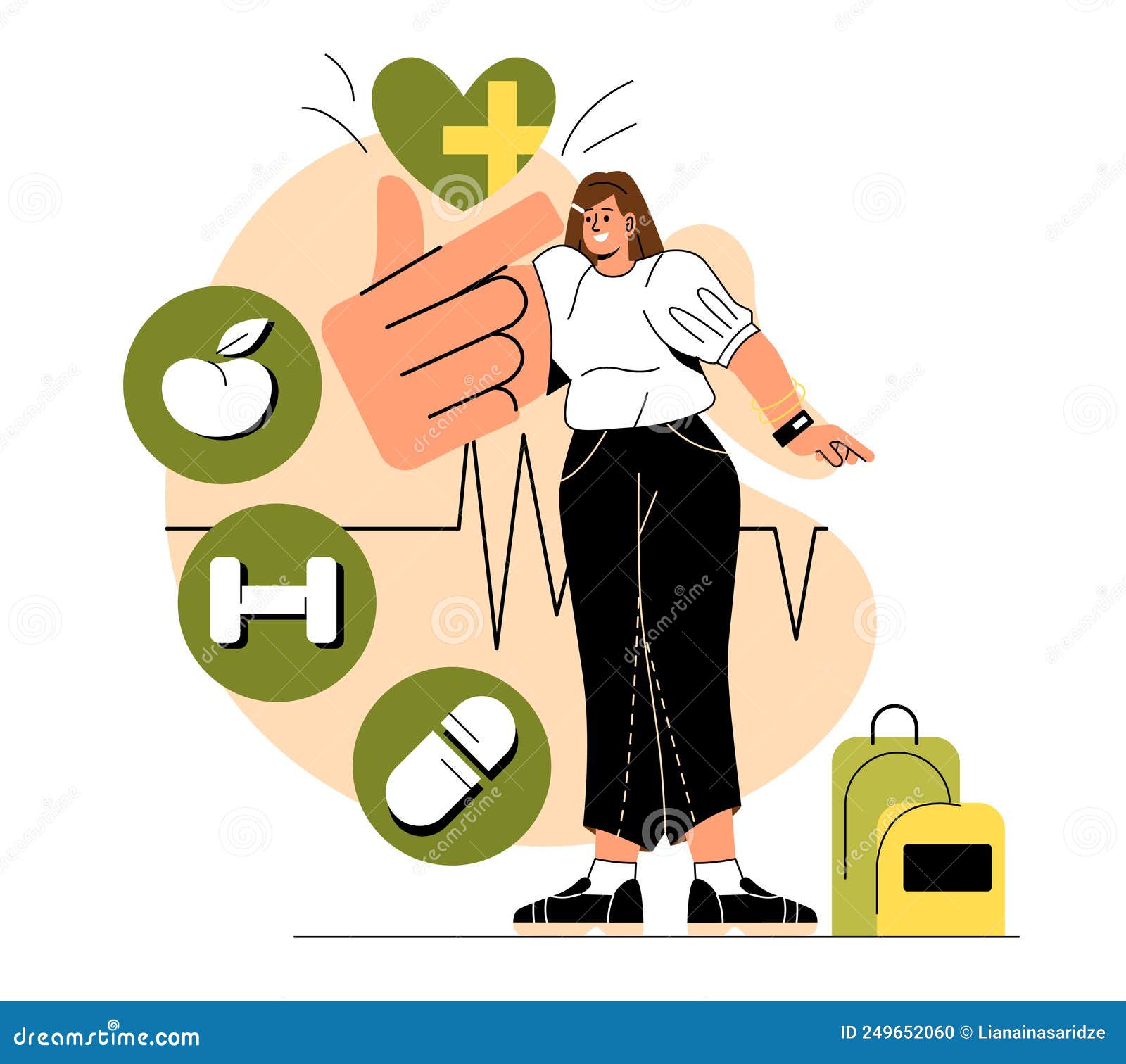 Basic human needs stock vector. Illustration of comfort - 249652060