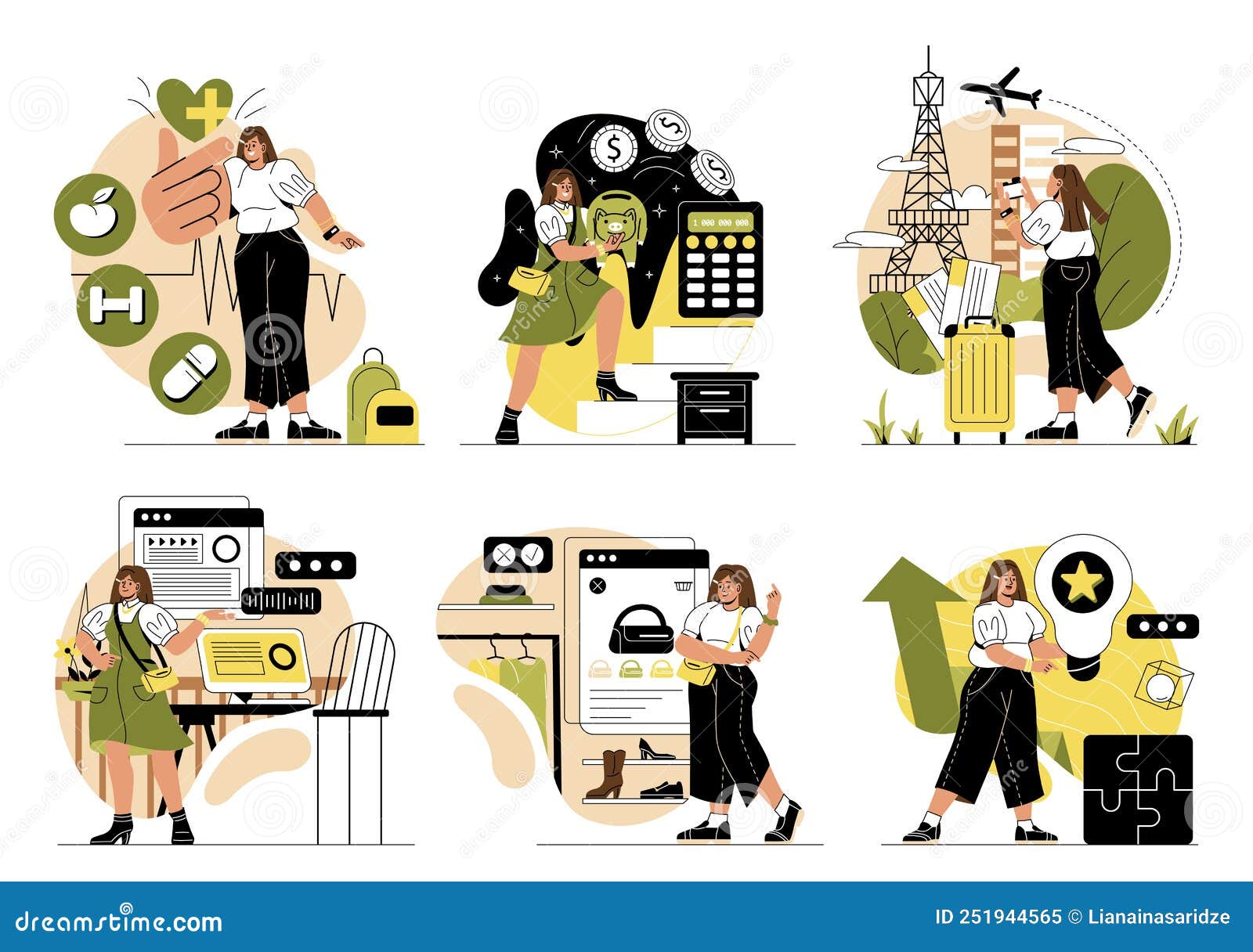 Basic human needs concept stock vector. Illustration of psychological ...