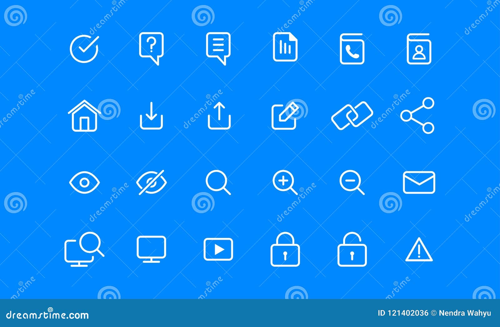 Basic Icon in Simple Minimalist Single Line Stock Vector - Illustration ...