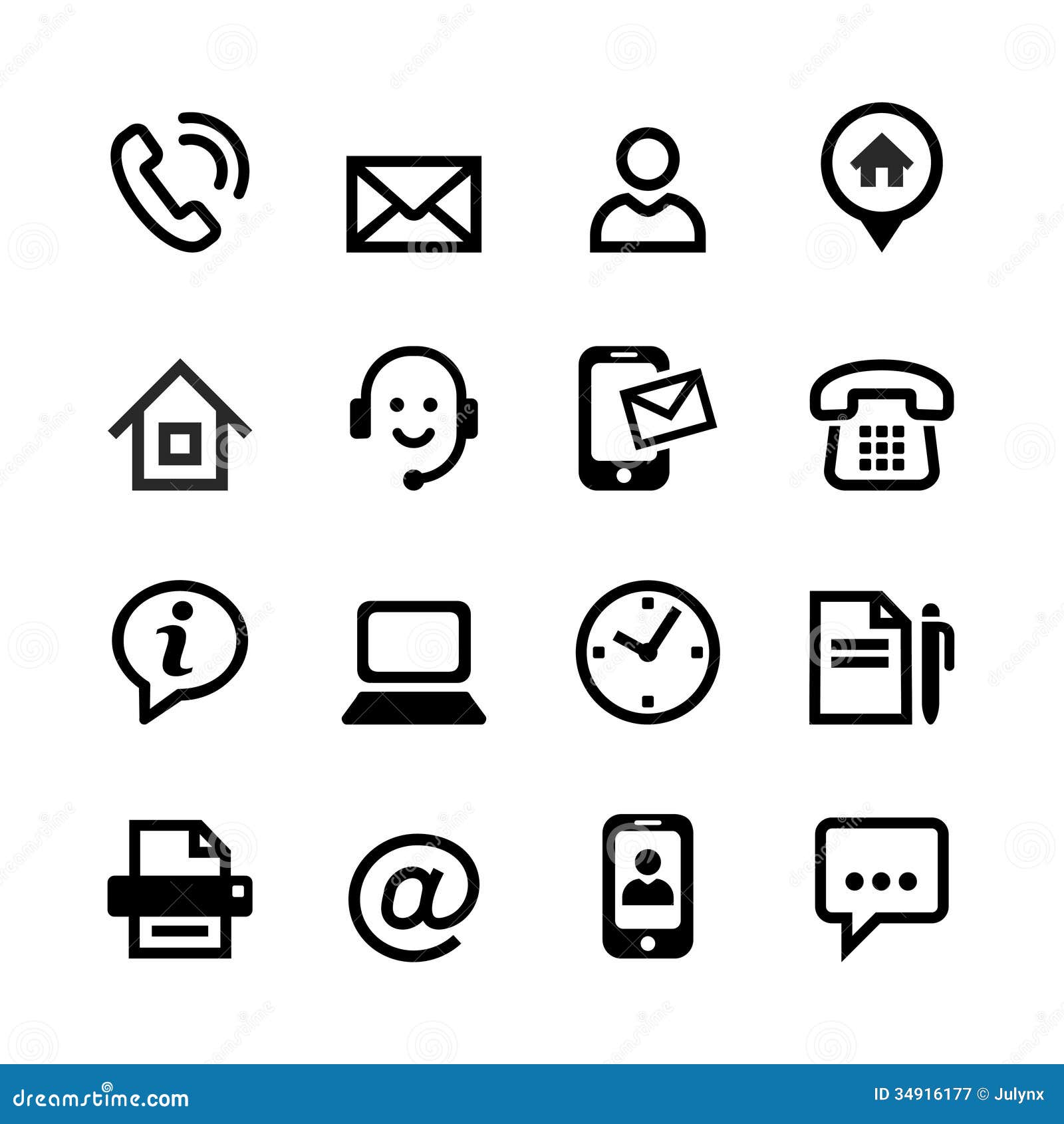 Basic Contact Icons Us Stock Illustrations – 15 Basic Contact Icons Us ...