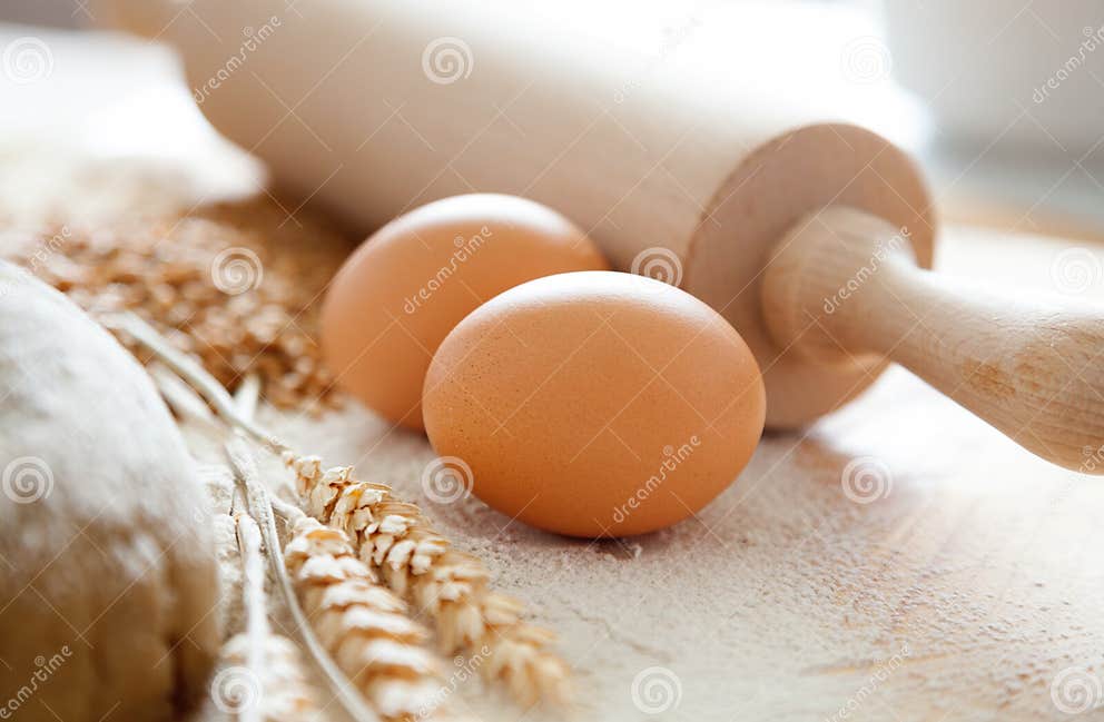 Basic Ingredients for Baking Stock Photo - Image of kitchen, fresh ...
