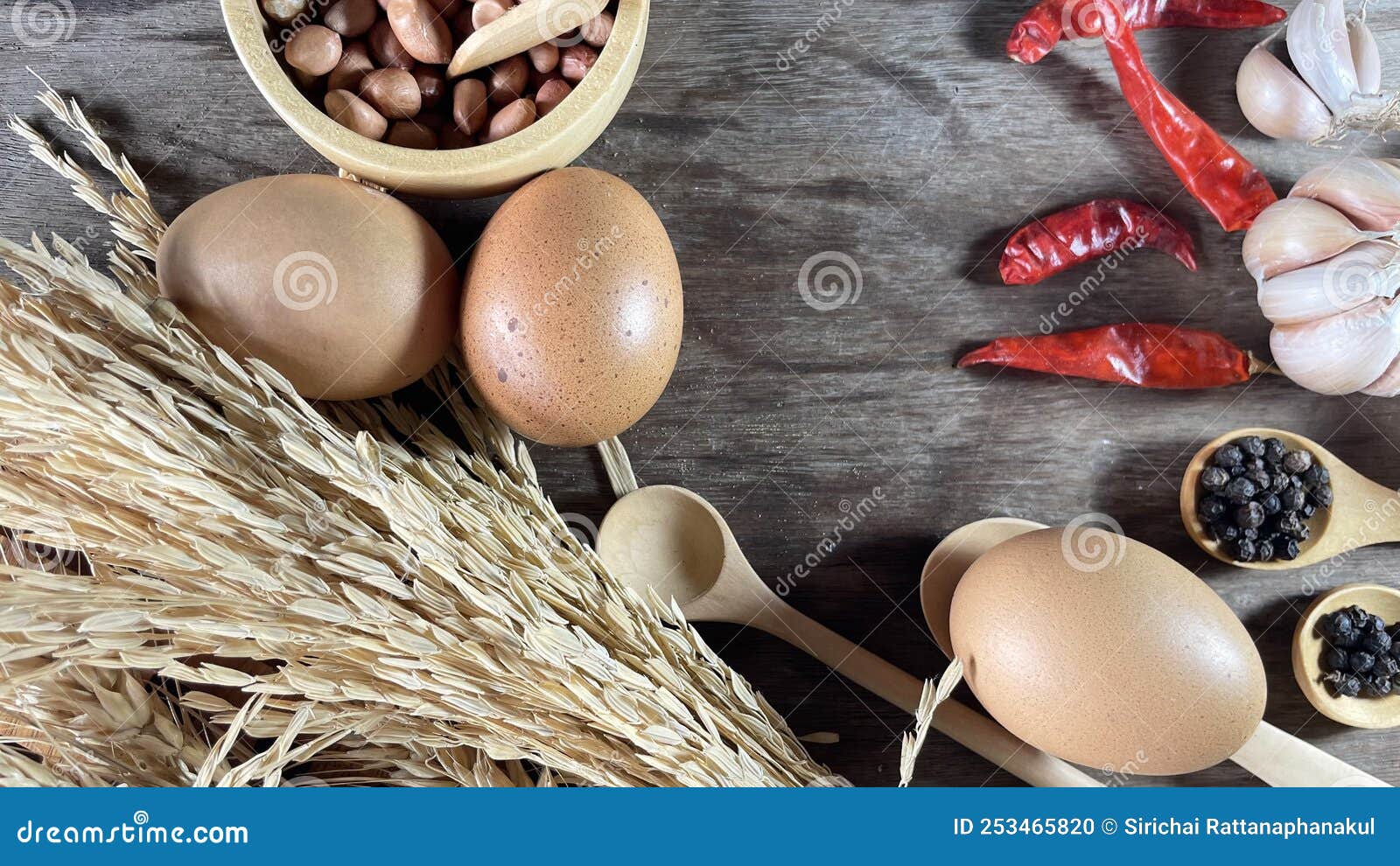 Basic Ingredients, Cooking, Group Ingredients, Stock Photo - Image of ...