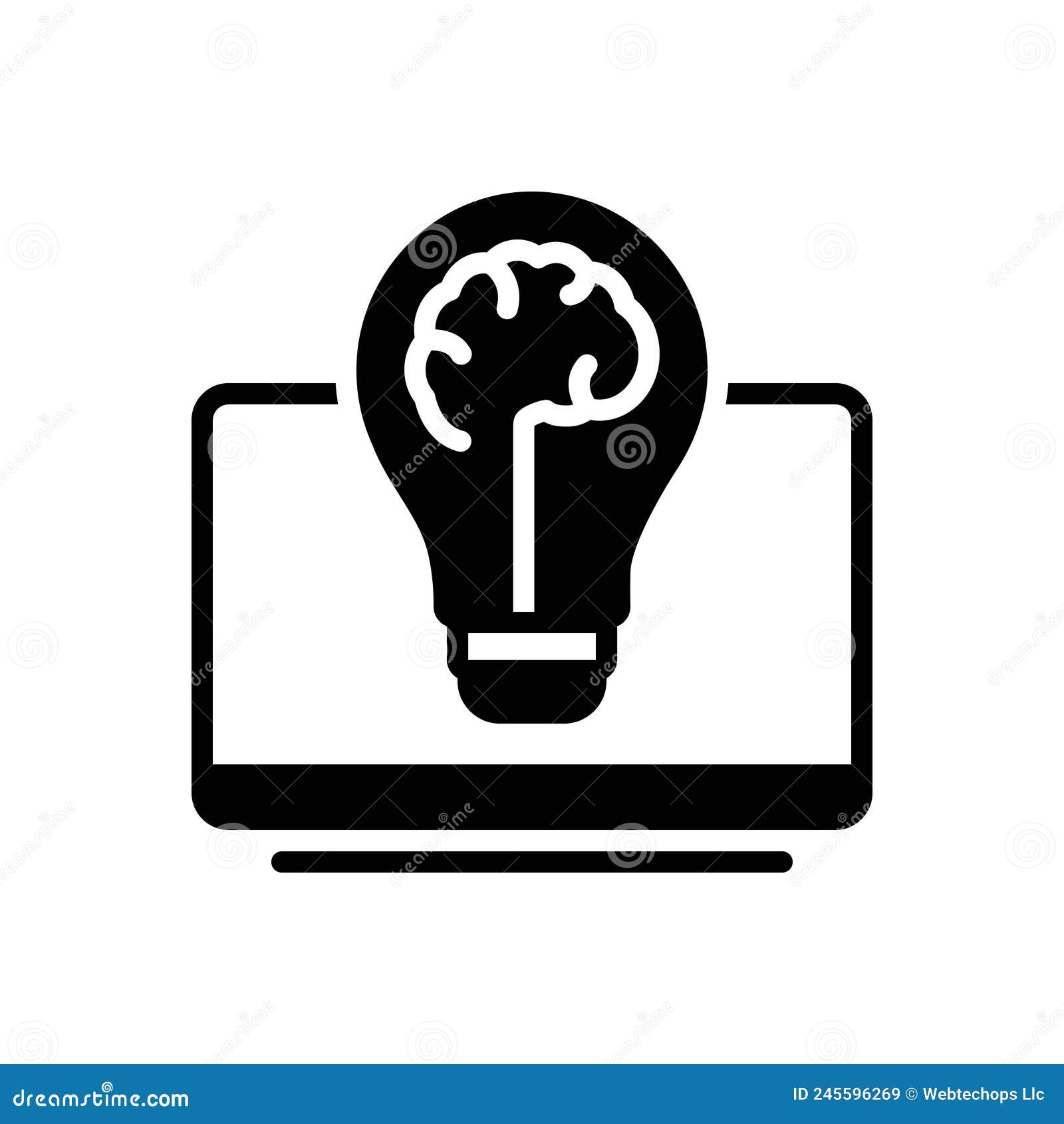 Black Solid Icon for Basic Knowledge, Basic and Education Stock Vector ...