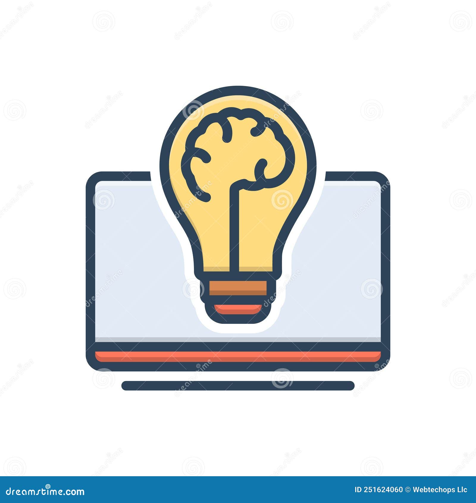 Color Illustration Icon for Basic Knowledge, Education and General ...