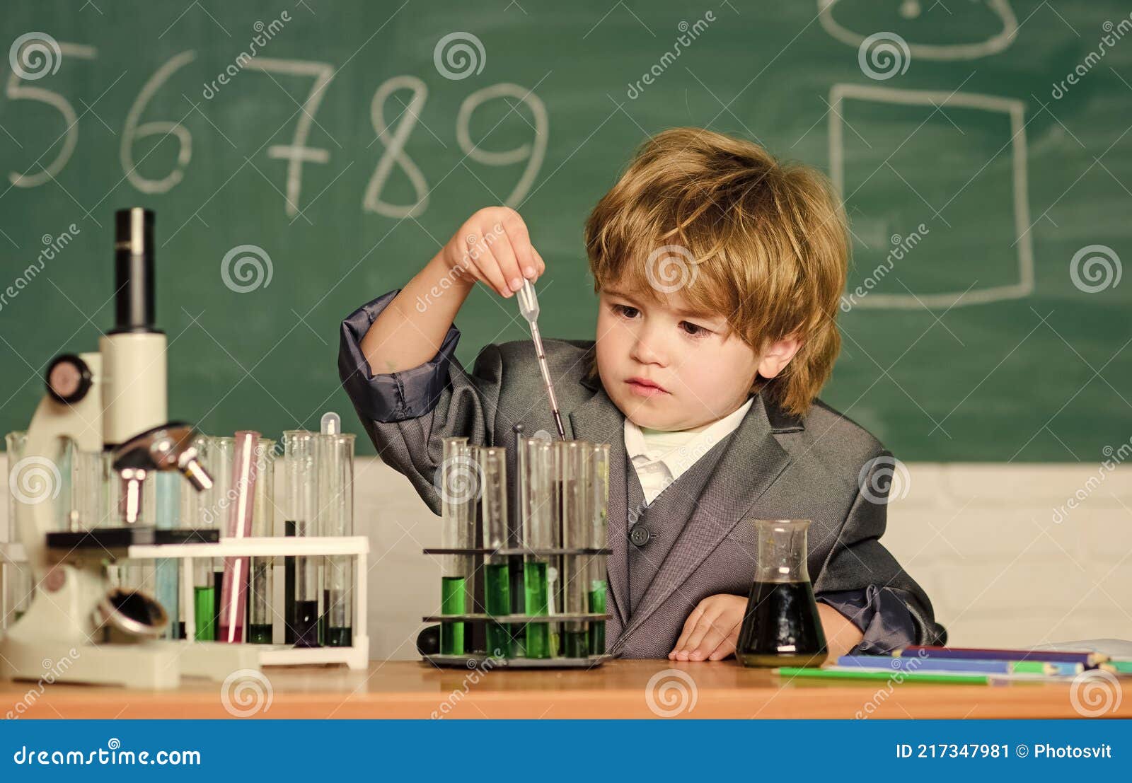 Basic Knowledge Primary School Education. Happy Childhood. Child Enjoy ...