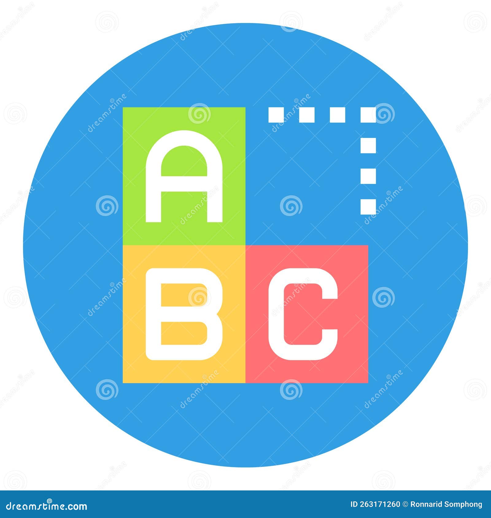 BASIC LEARNING ICON stock vector. Illustration of basic - 263171260