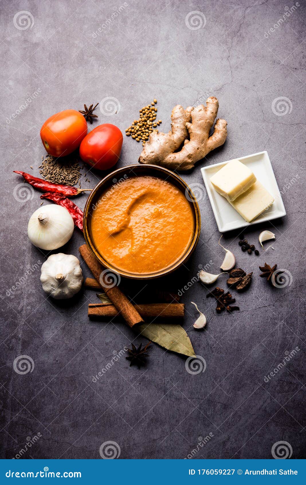 Basic Light Colours Curry for Chicken or Spicy Indian Vegetable Stock ...