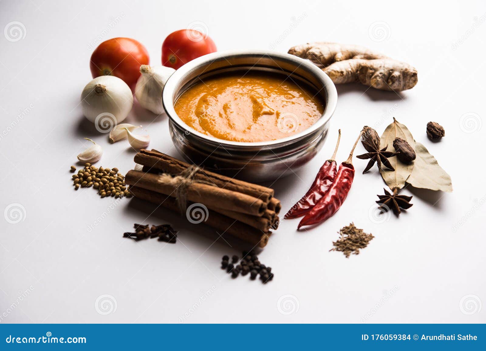 Basic Light Colours Curry for Chicken or Spicy Indian Vegetable Stock ...