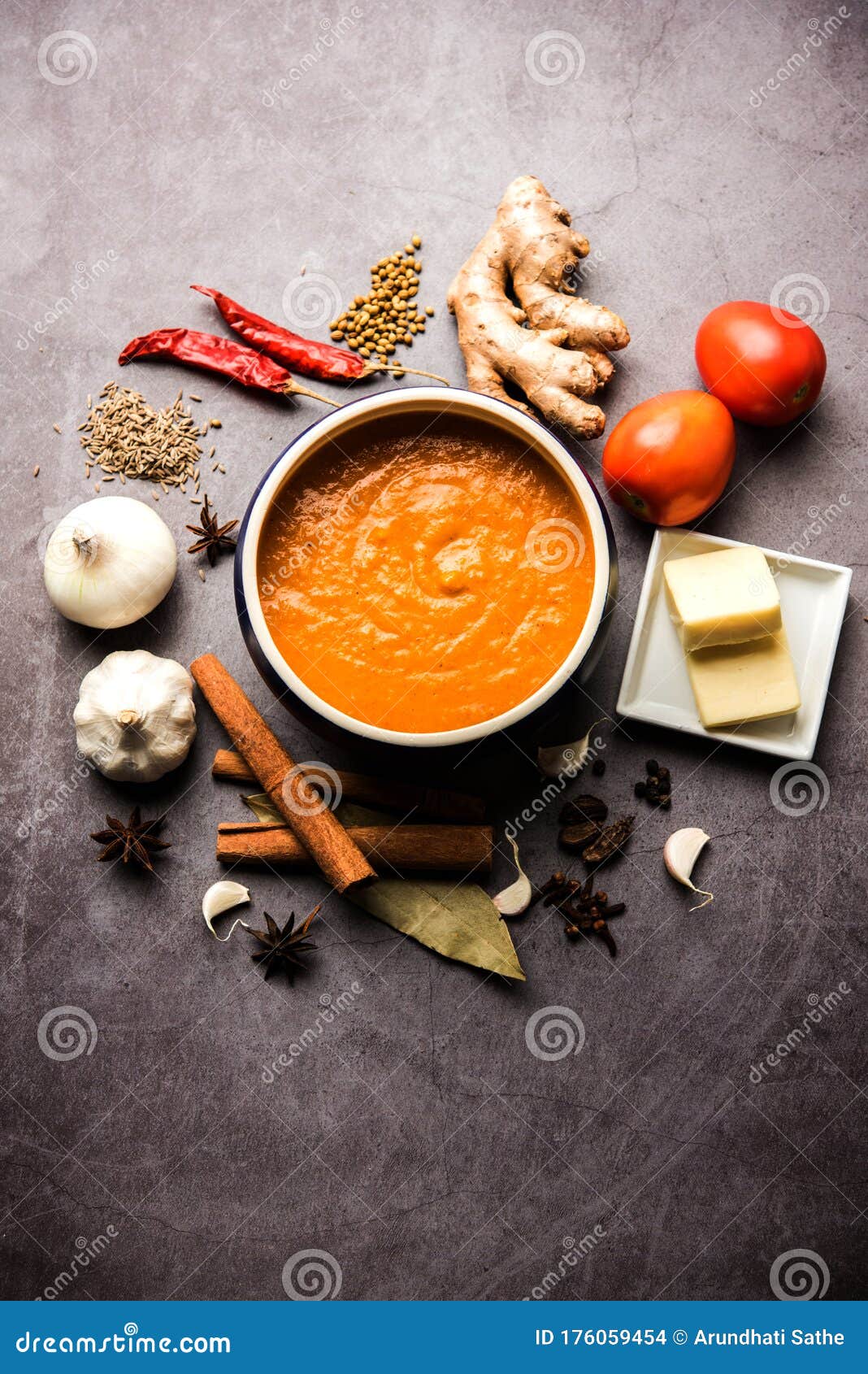 Basic Light Colours Curry for Chicken or Spicy Indian Vegetable Stock ...