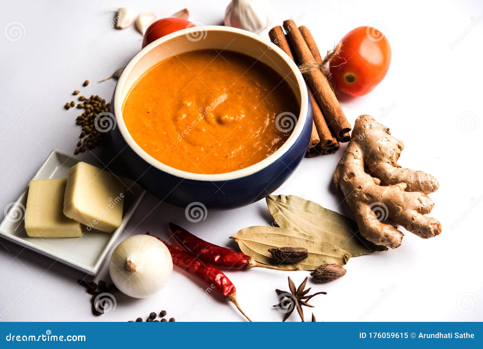 Basic Light Colours Curry for Chicken or Spicy Indian Vegetable Stock ...