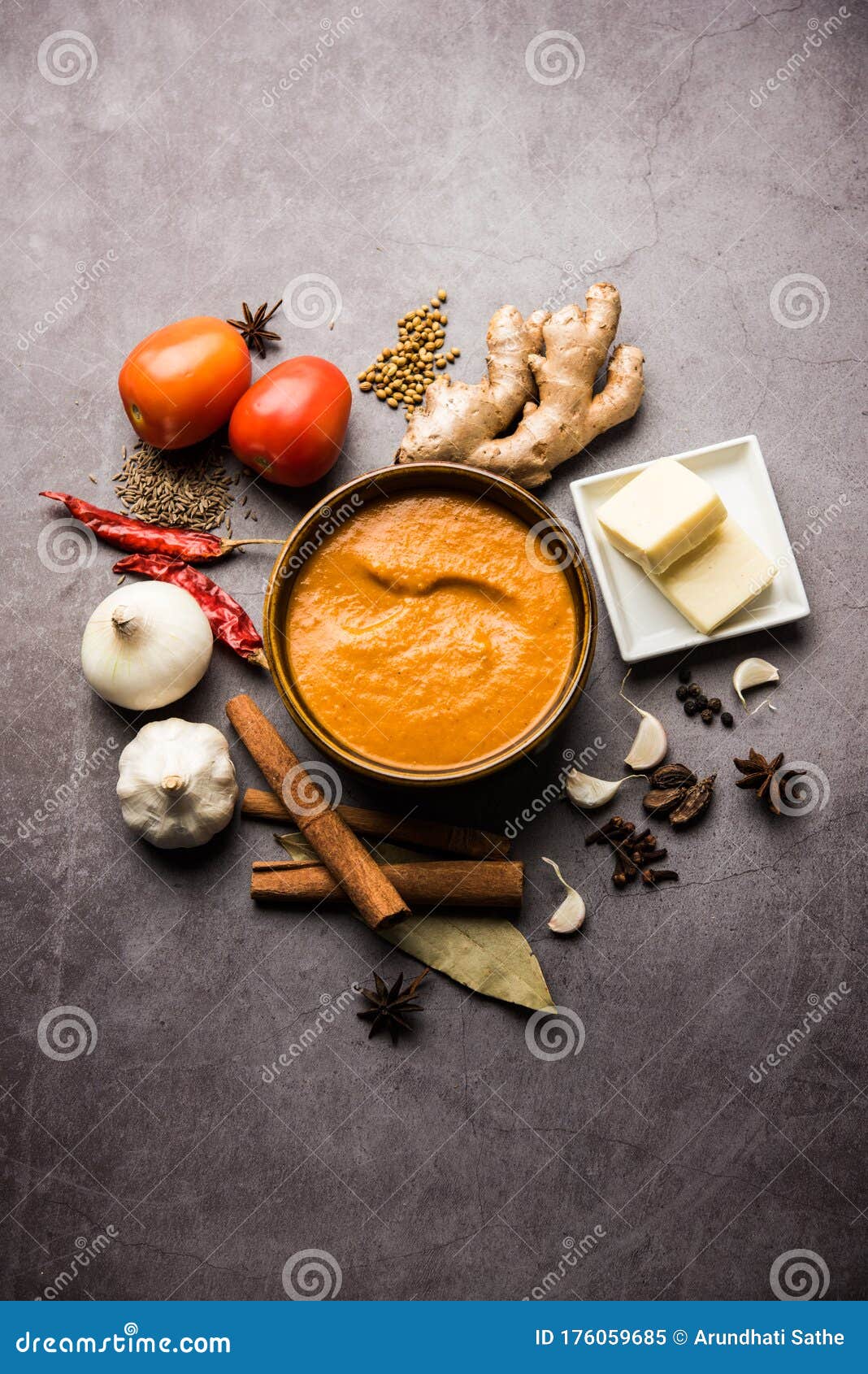 Basic Light Colours Curry for Chicken or Spicy Indian Vegetable Stock ...