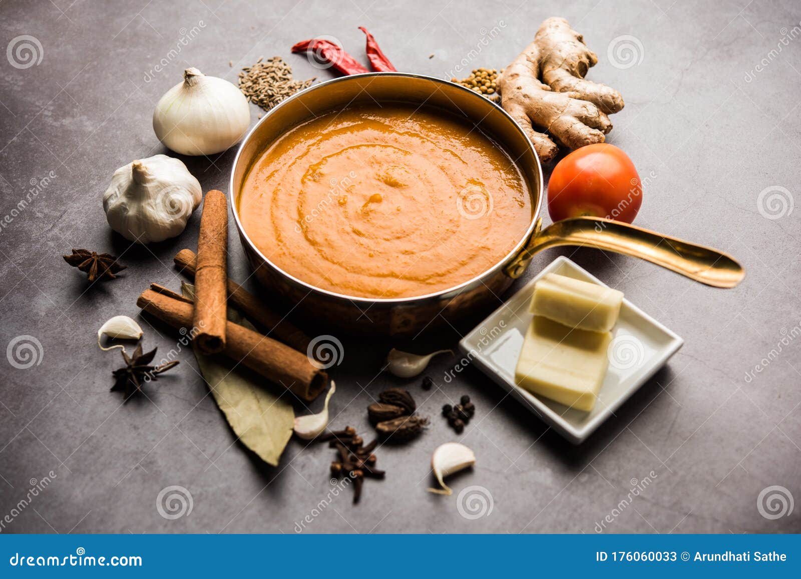 Basic Light Colours Curry for Chicken or Spicy Indian Vegetable Stock ...