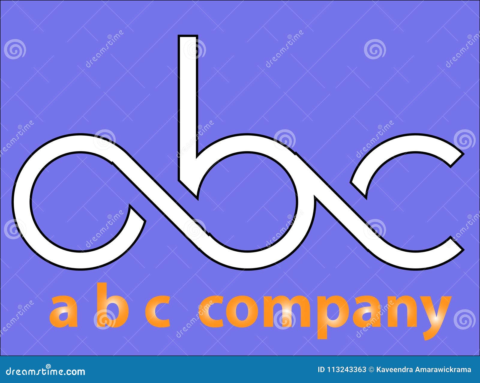 Basic logo for a company stock vector. Illustration of artistic - 113243363