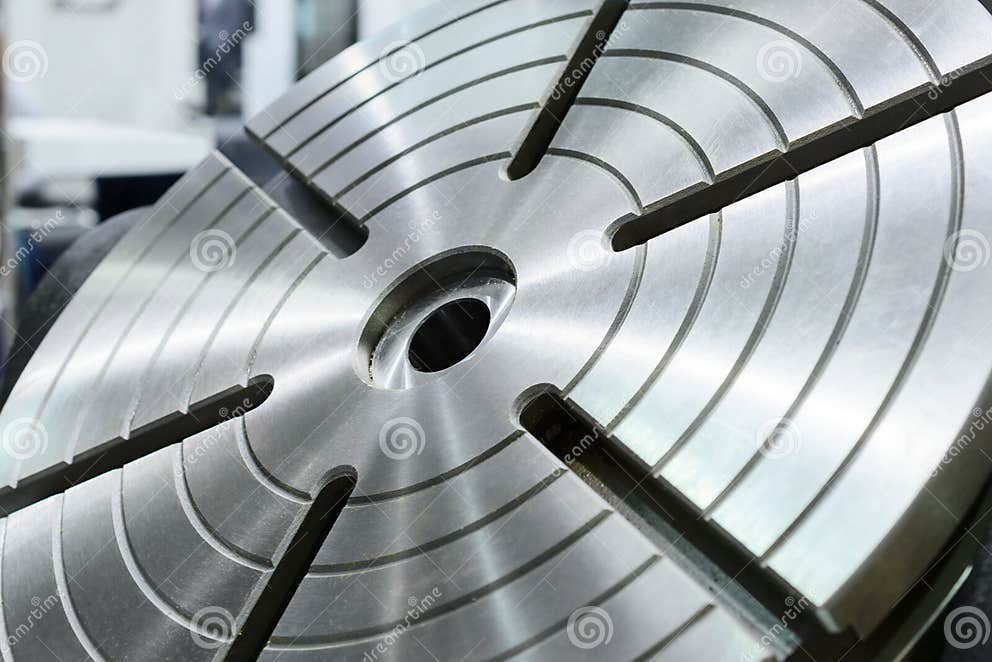 Basic Main Part of the Large Lathe Chuck. Stock Photo - Image of ...