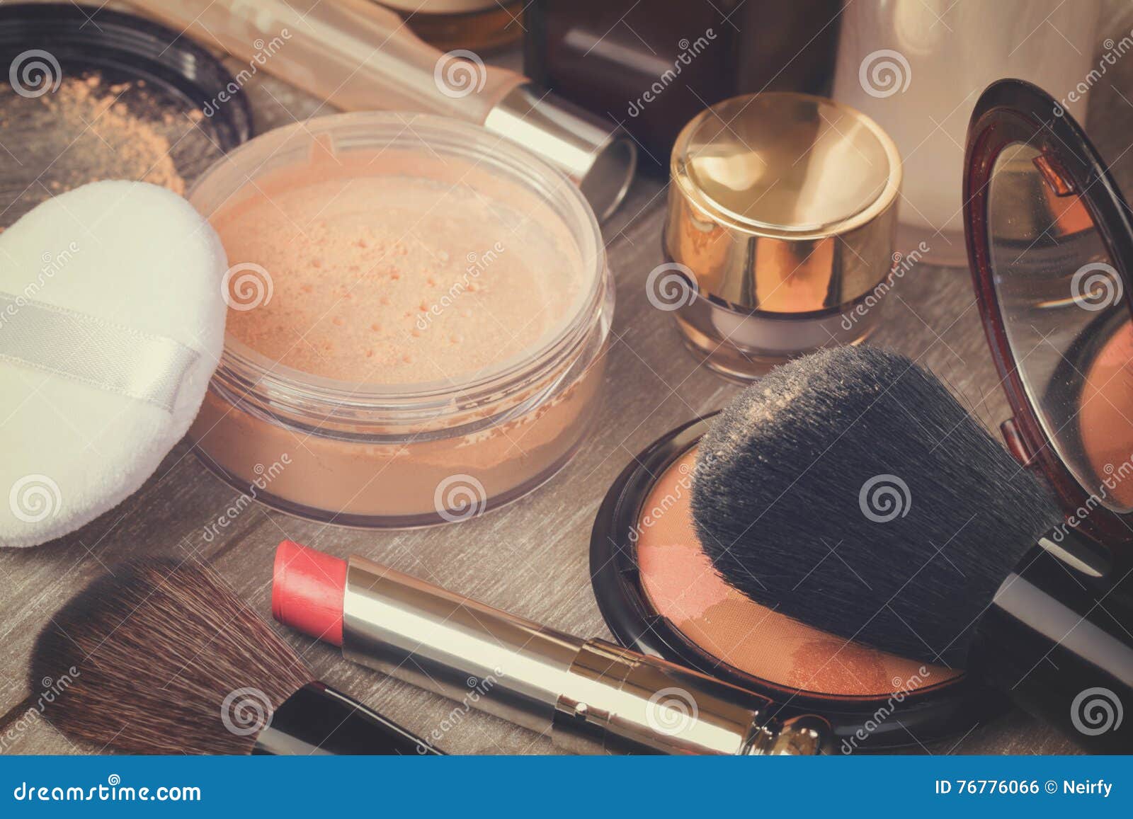 Basic make up stock photo. Image of industry, color, brown - 76776066
