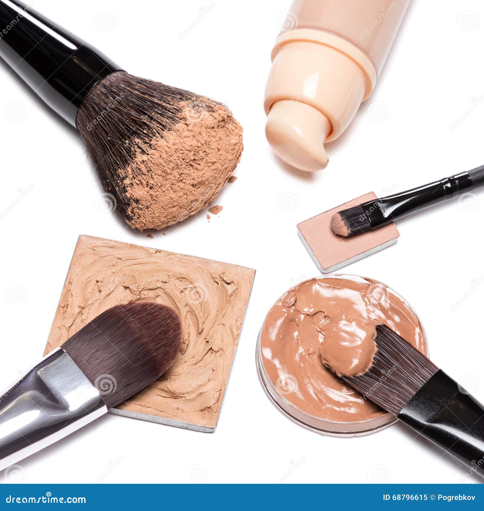 Basic Makeup Products To Create Perfect Complexion Stock Image - Image ...