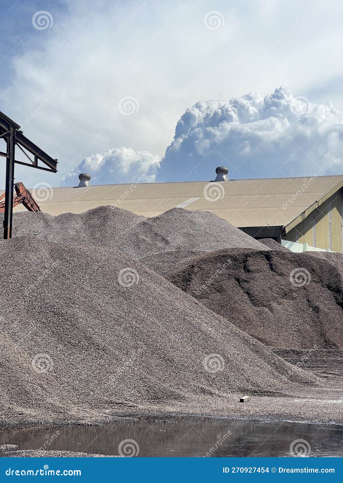 Basic Materials Factory, Fuel Factory Stock Photo - Image of sand ...