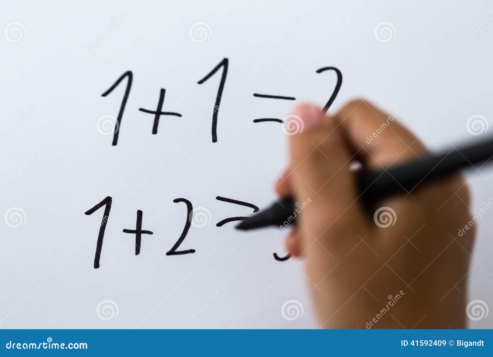 Basic math stock image. Image of calculation, girl, child - 41592409