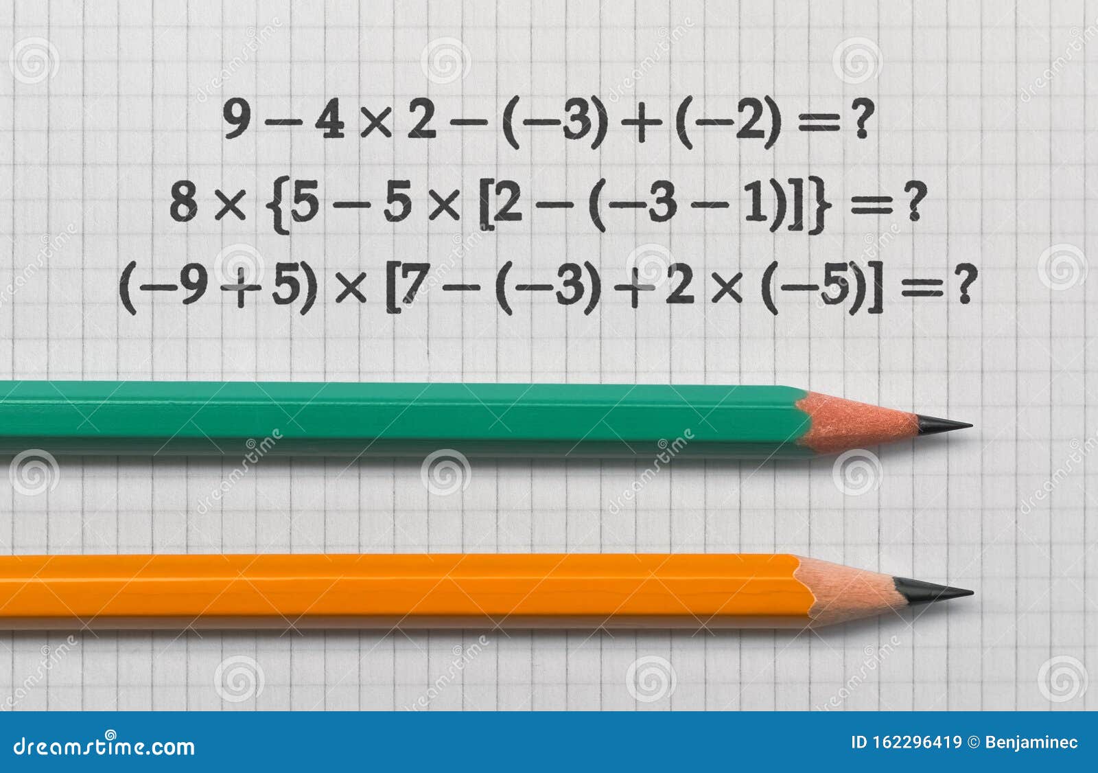 Basic math operations stock image. Image of numbers - 162296419