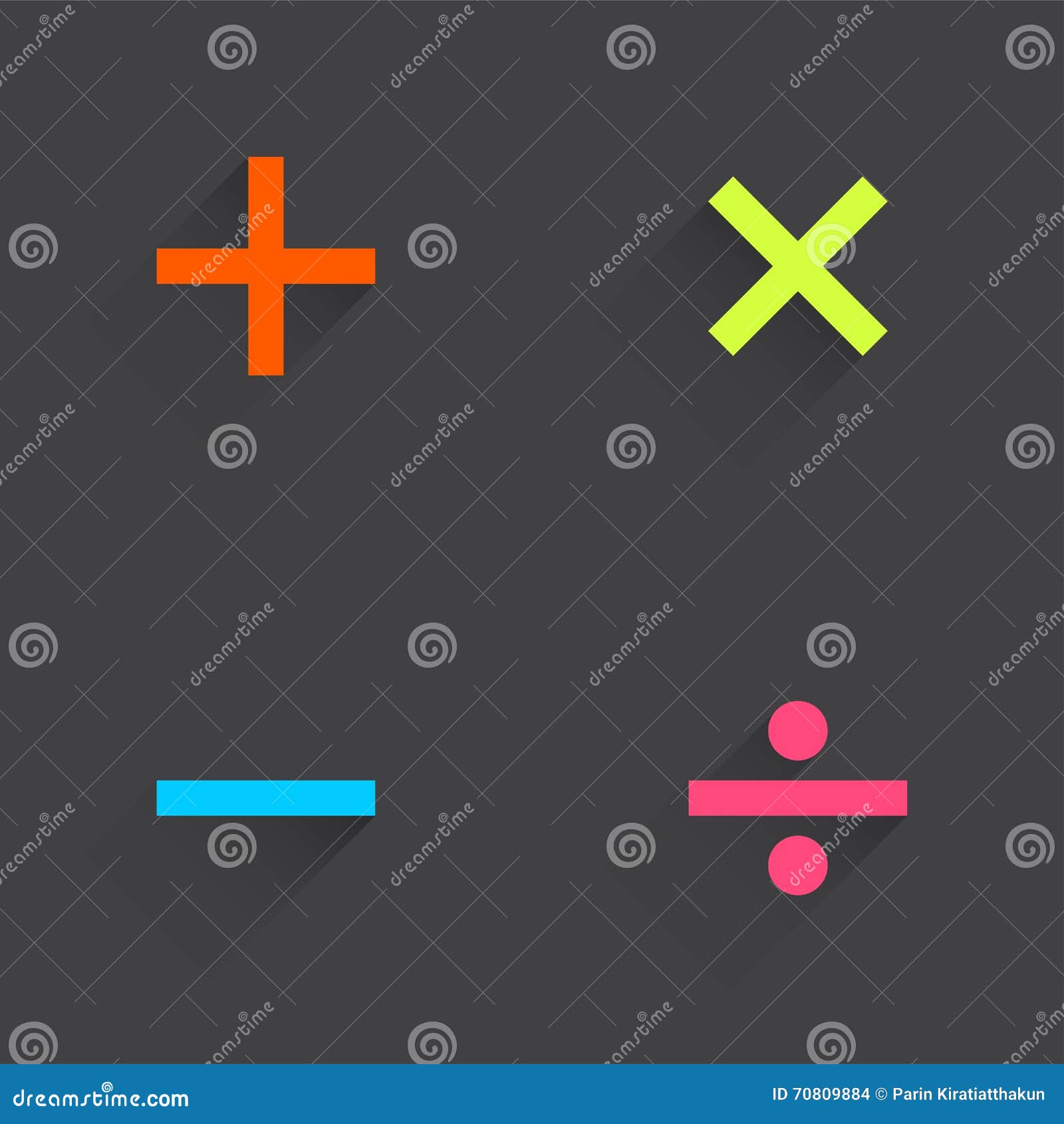 Basic Mathematical Symbols Plus Minus Multiply Divide Cartoon Vector ... Basic Mathematical Symbols Plus Minus Multiply Divide Cartoon Vector ...
