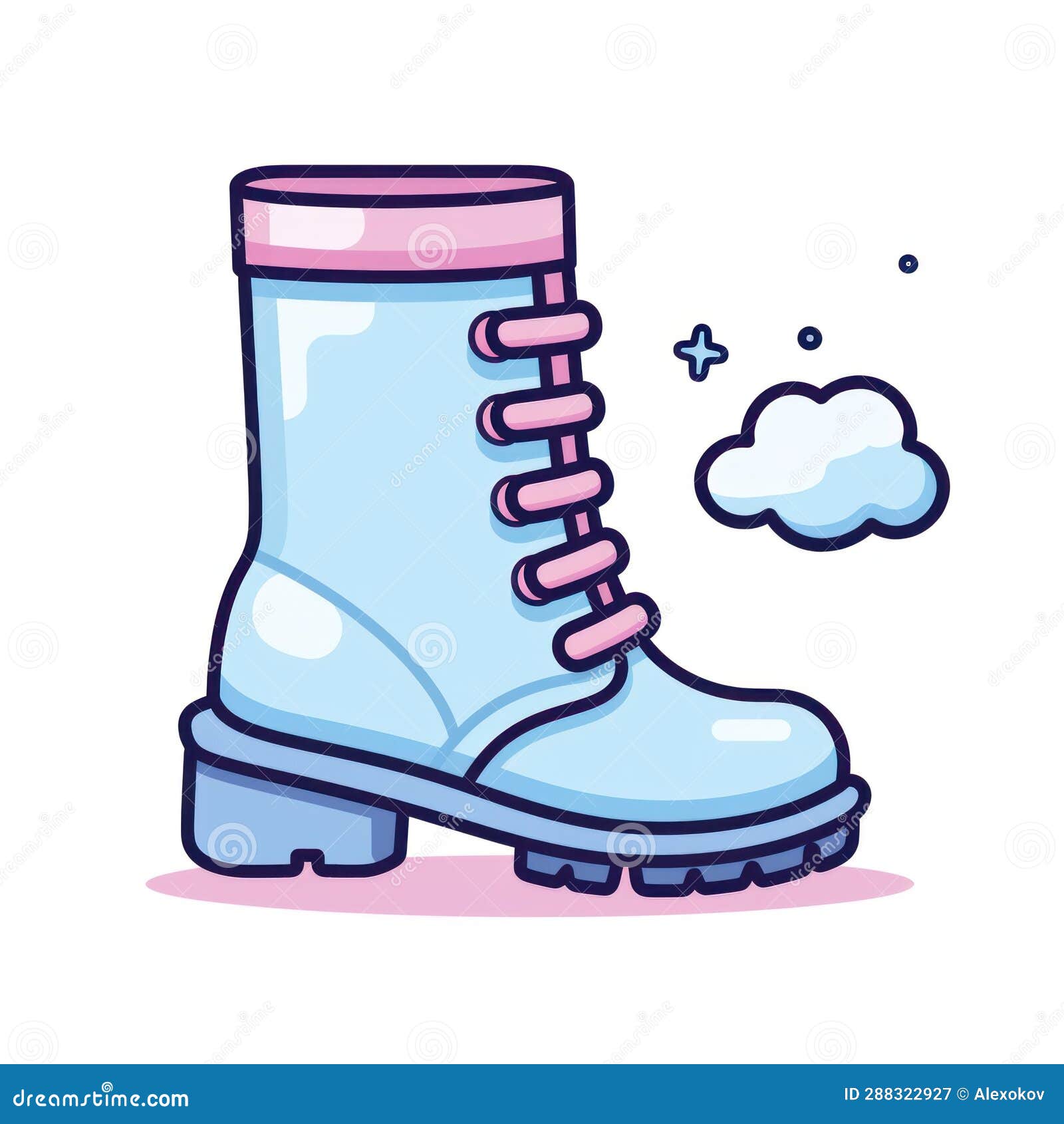 Basic Mini Boot Isolated On White Background AI Generated Stock ...